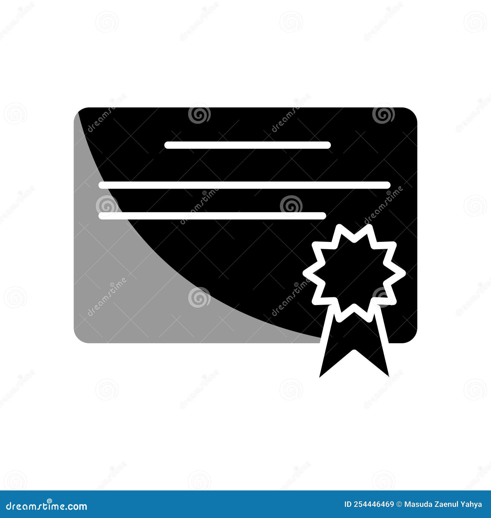 Illustration Vector Graphic of Certificate Icon Stock Vector ...