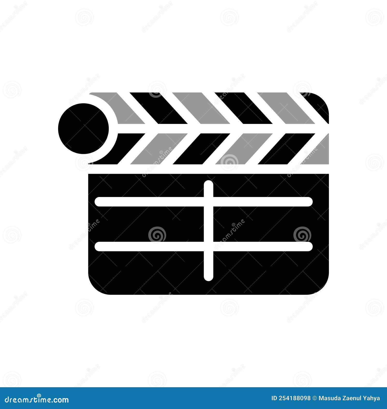 Illustration Vector Graphic of Clapper Icon Stock Vector - Illustration ...