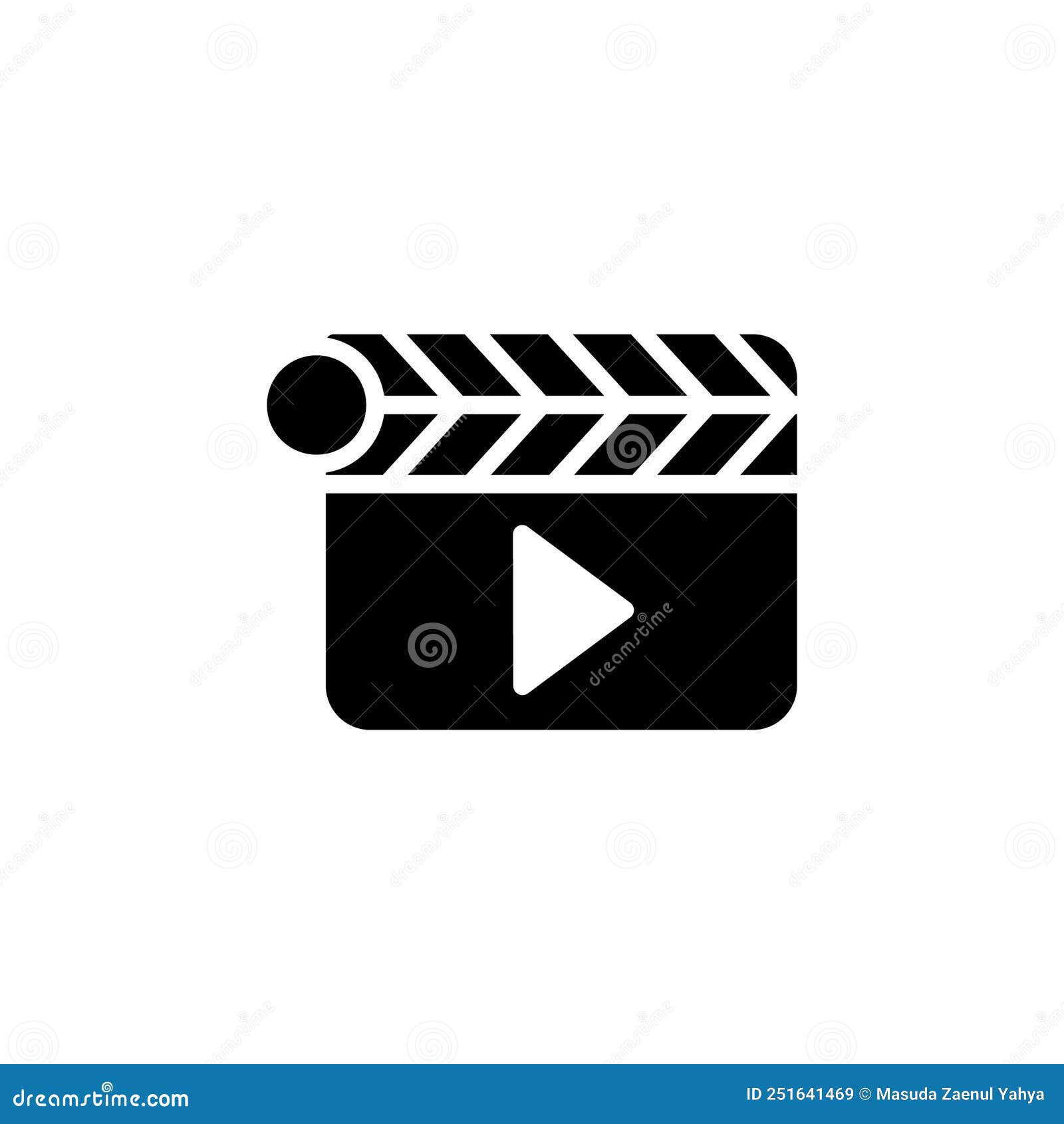 Illustration Vector Graphic of Clapper Icon Stock Vector - Illustration ...