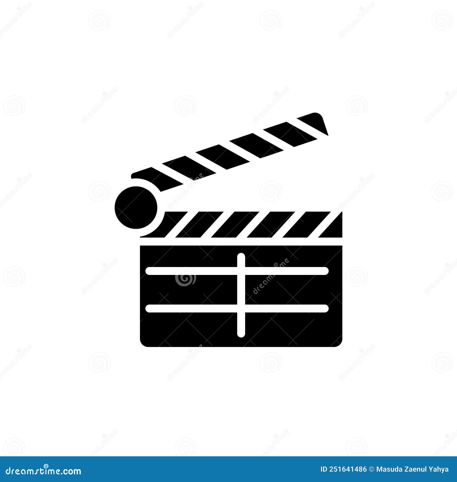 Illustration Vector Graphic of Clapper Icon Stock Vector - Illustration ...