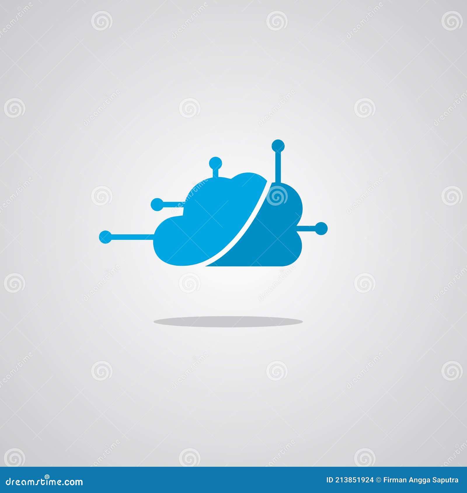 Illustration Vector Graphic of Cloud Tech Stock Vector - Illustration ...