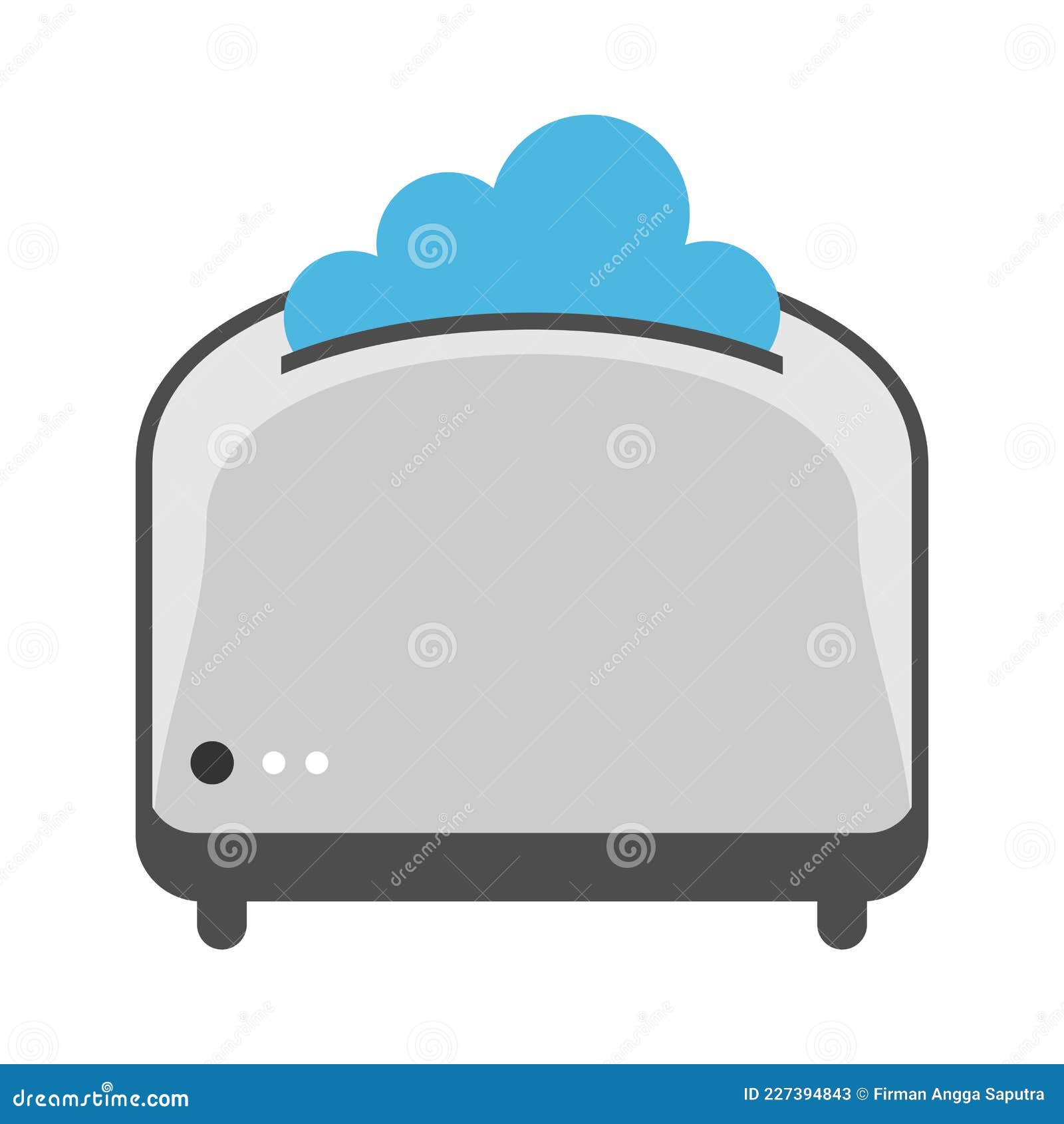 Illustration Vector Graphic of Cloud Toaster Logo Stock Vector ...