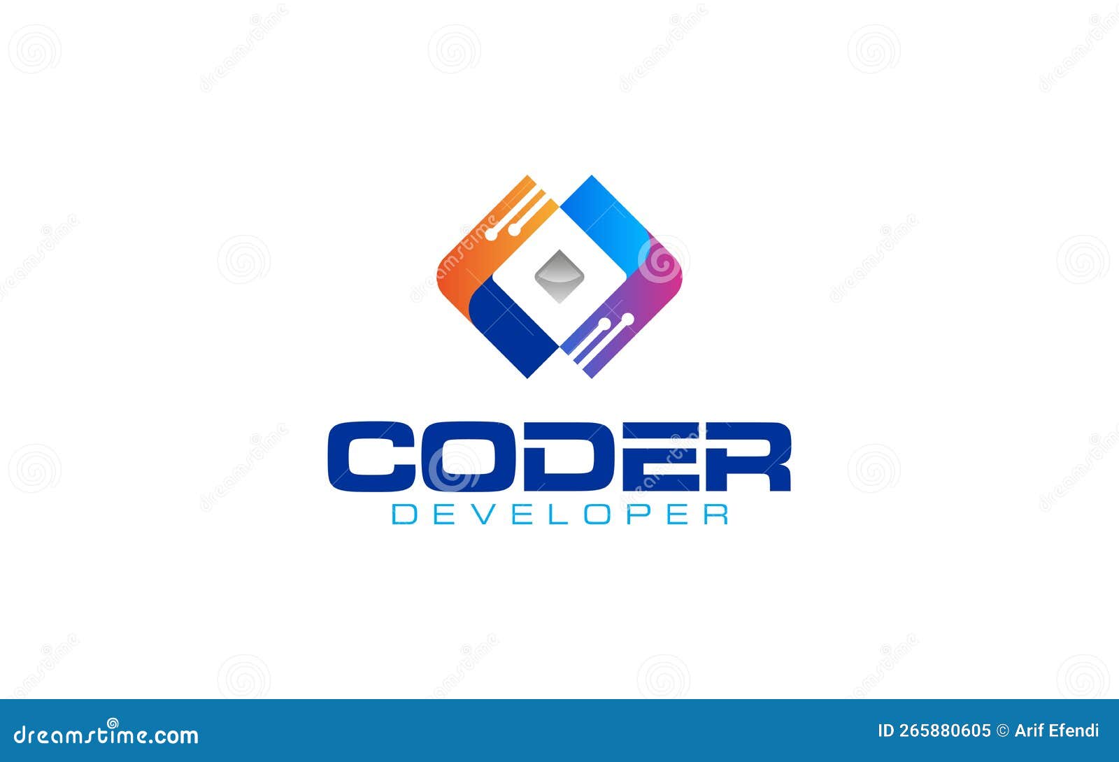 Illustration Vector Graphic of a Coding, Programmer, Coder Company Logo ...