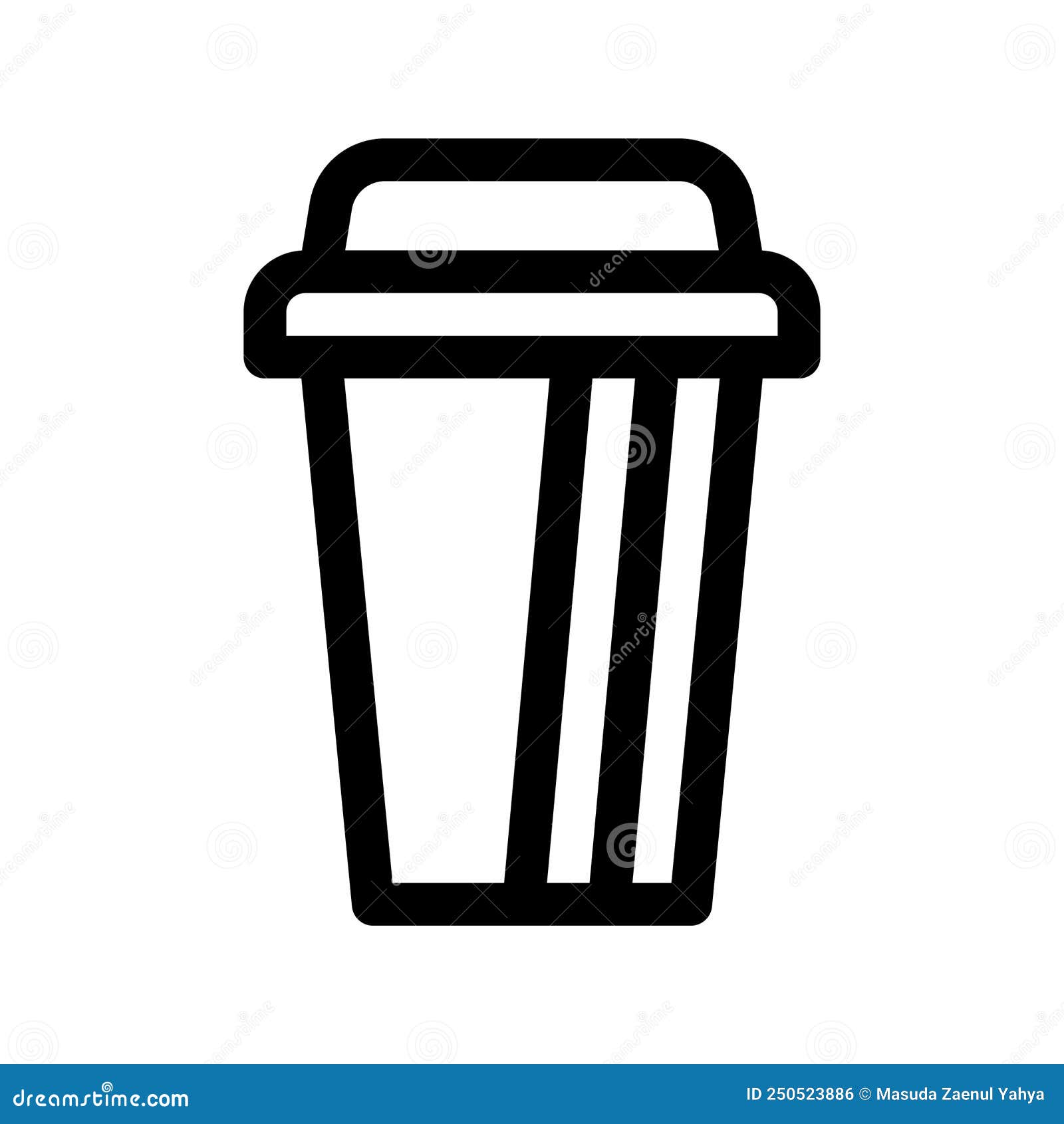 Illustration Vector Graphic of Coffee Paper Cup Icon Stock Vector ...