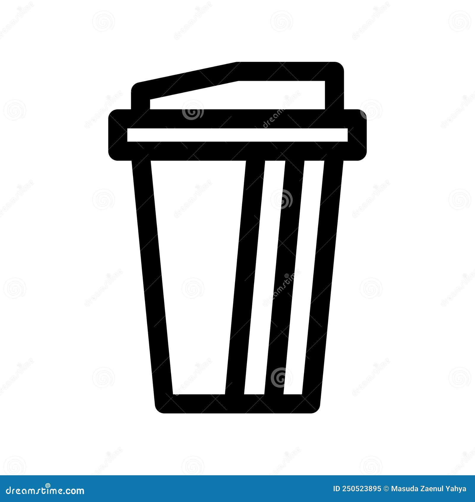 Illustration Vector Graphic of Coffee Paper Cup Icon Stock Vector ...