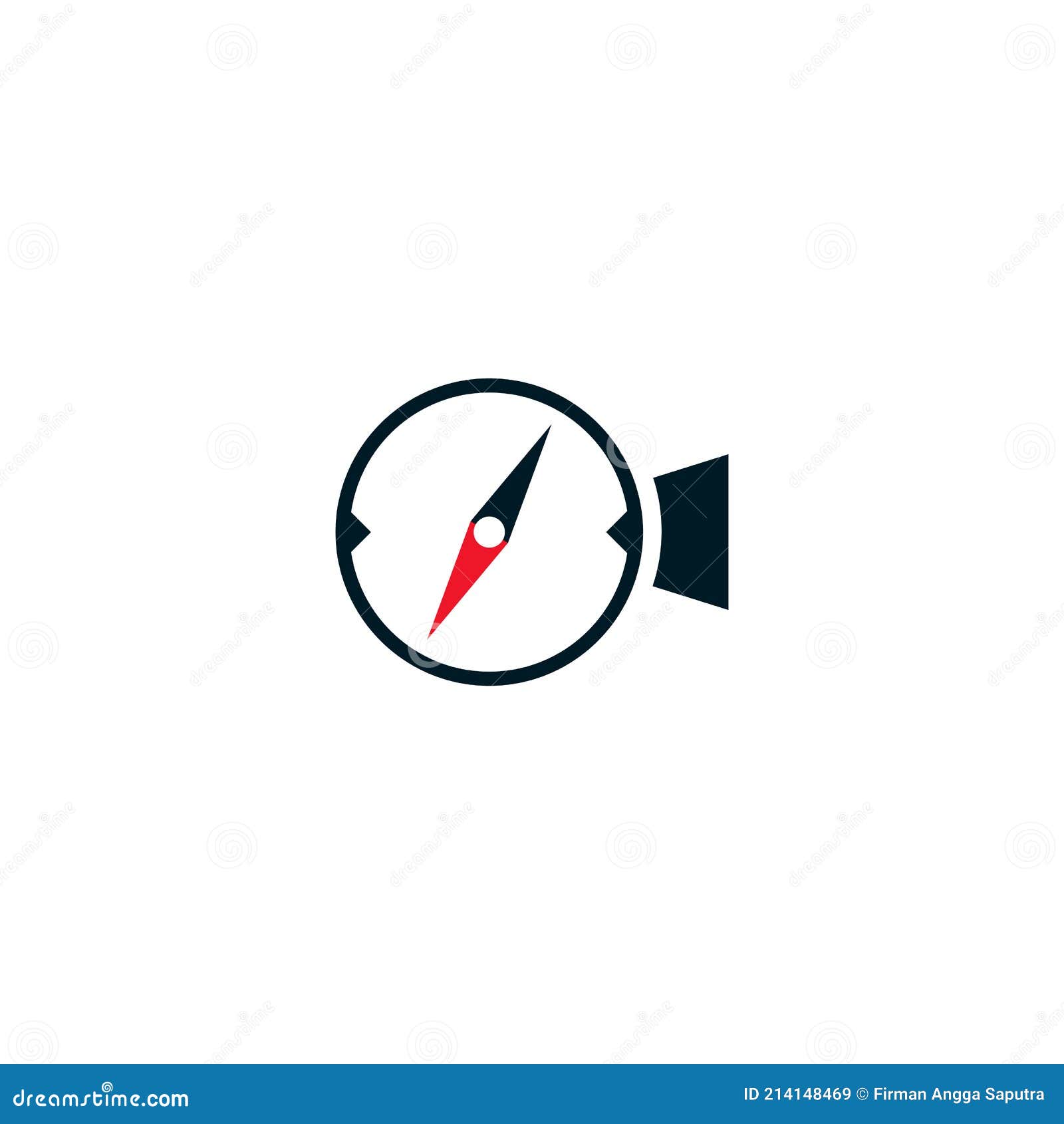 Illustration Vector Graphic of Compass Camera Stock Vector ...