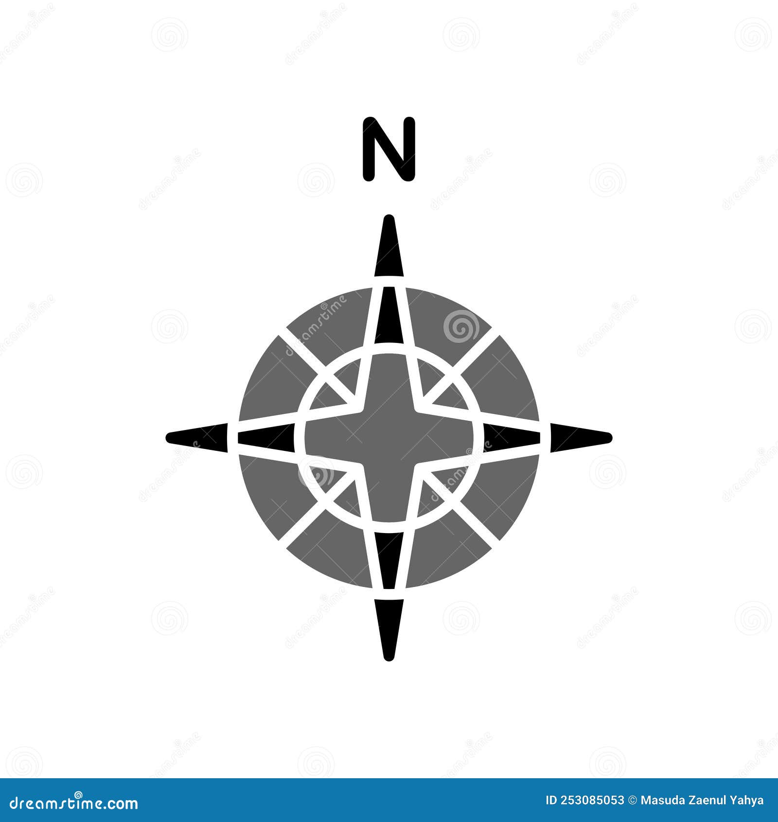 Illustration Vector Graphic of Compass Icon Design Stock Vector ...