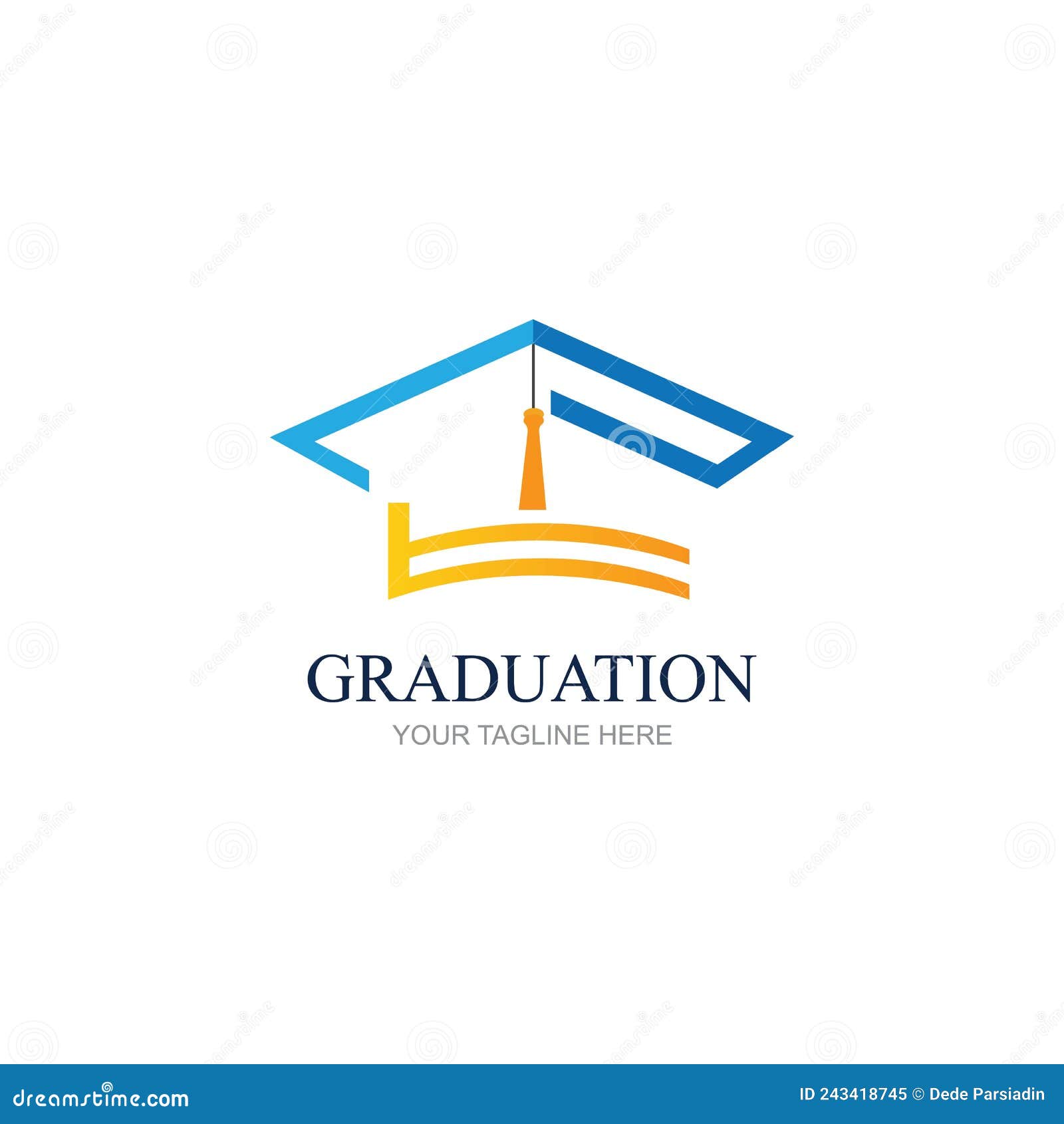 Illustration Vector Graphic of Congratulations Graduation Logo Design ...