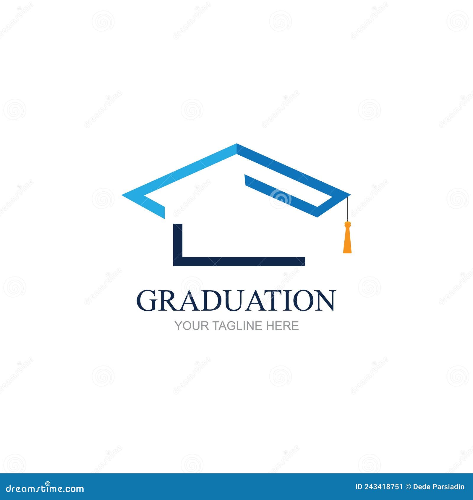 Illustration Vector Graphic of Congratulations Graduation Logo Design ...