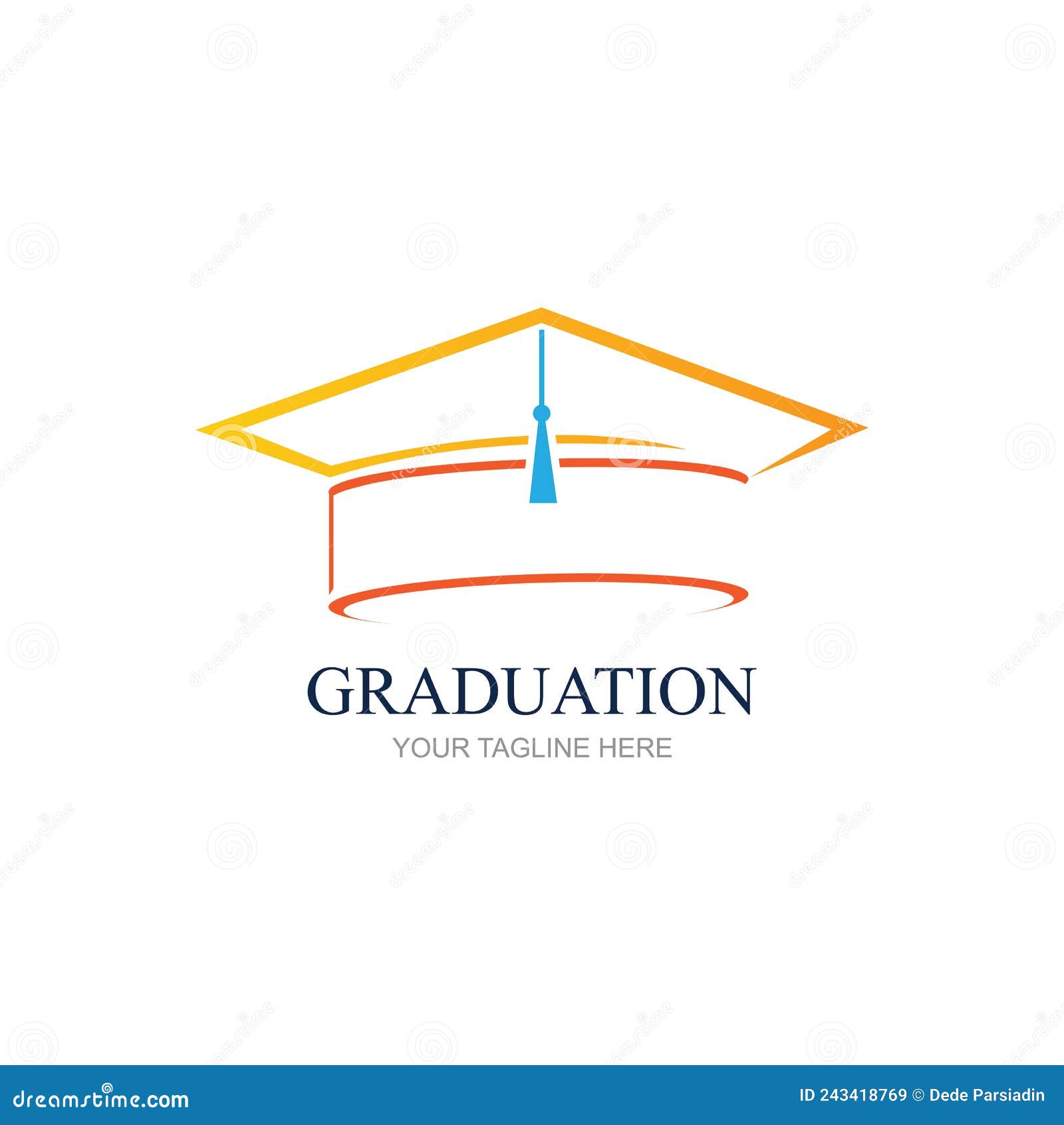 Illustration Vector Graphic of Congratulations Graduation Logo Design ...