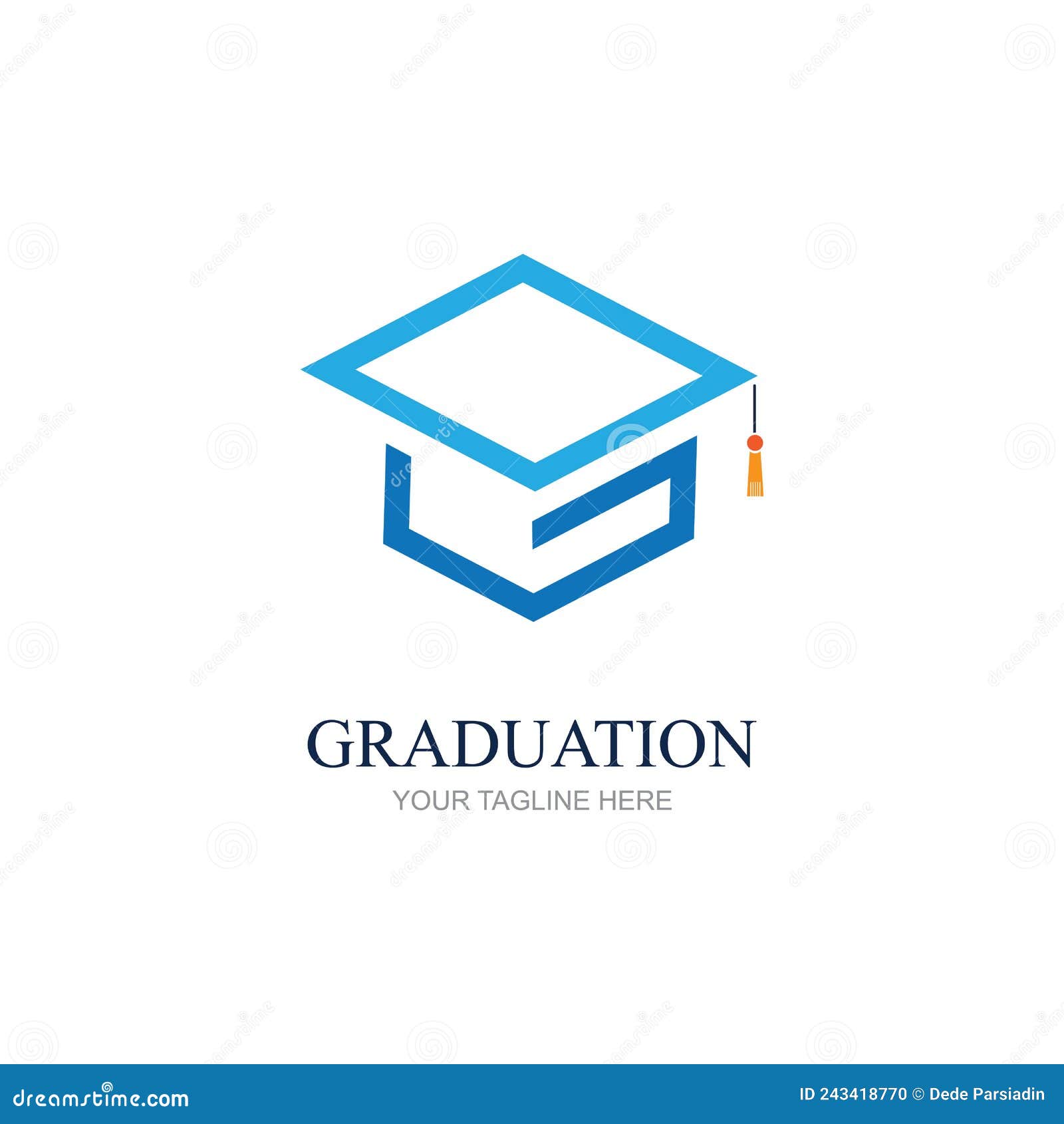 Illustration Vector Graphic of Congratulations Graduation Logo Design ...