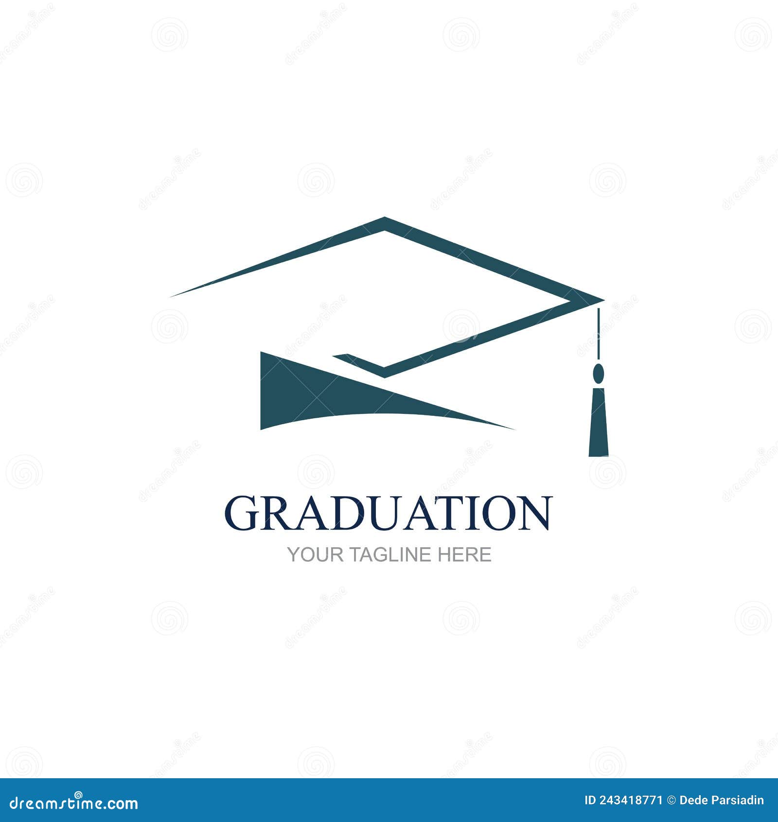 Illustration Vector Graphic of Congratulations Graduation Logo Design ...