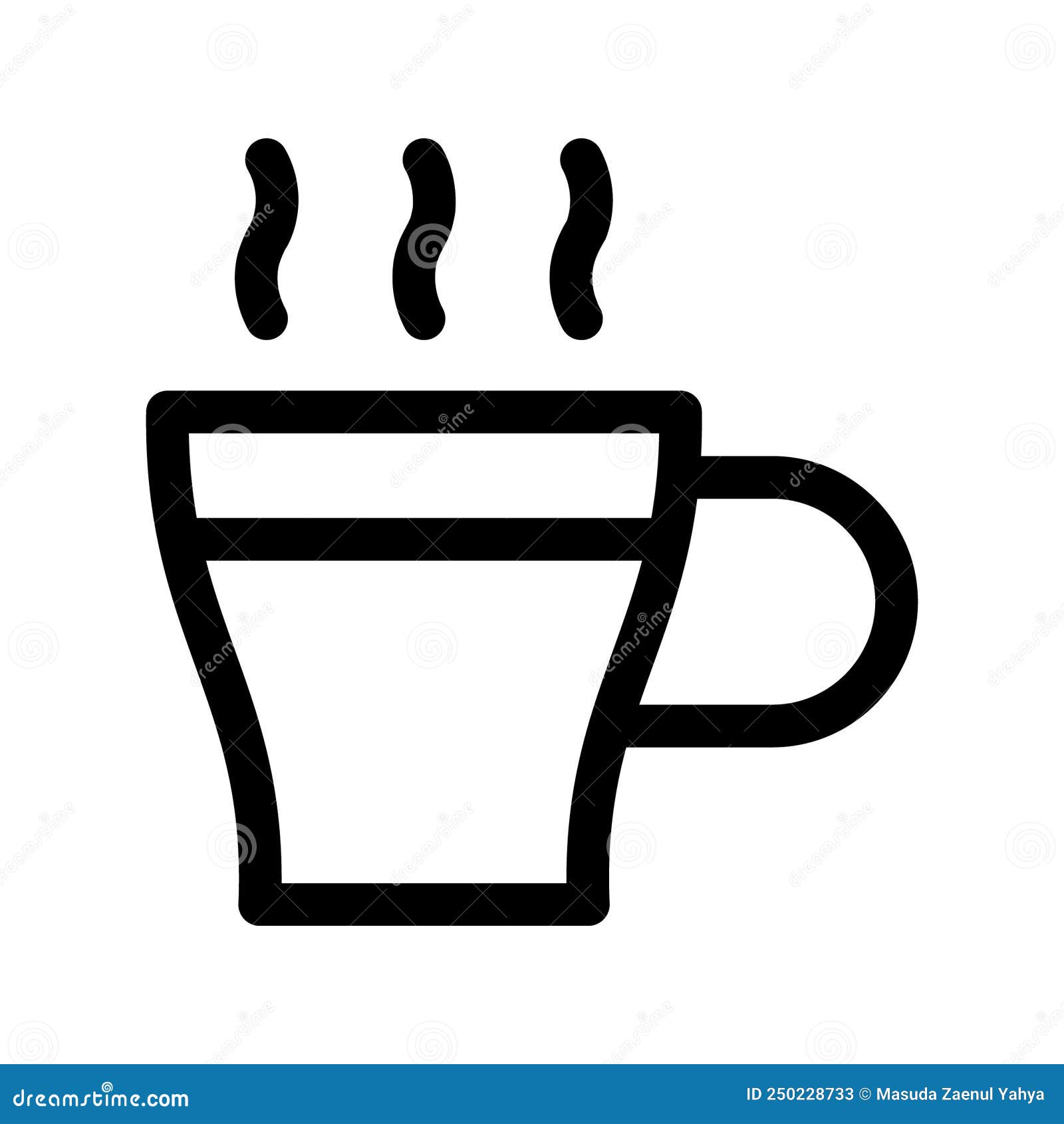 Cup icon stock vector. Illustration of liquid, collection - 250228733