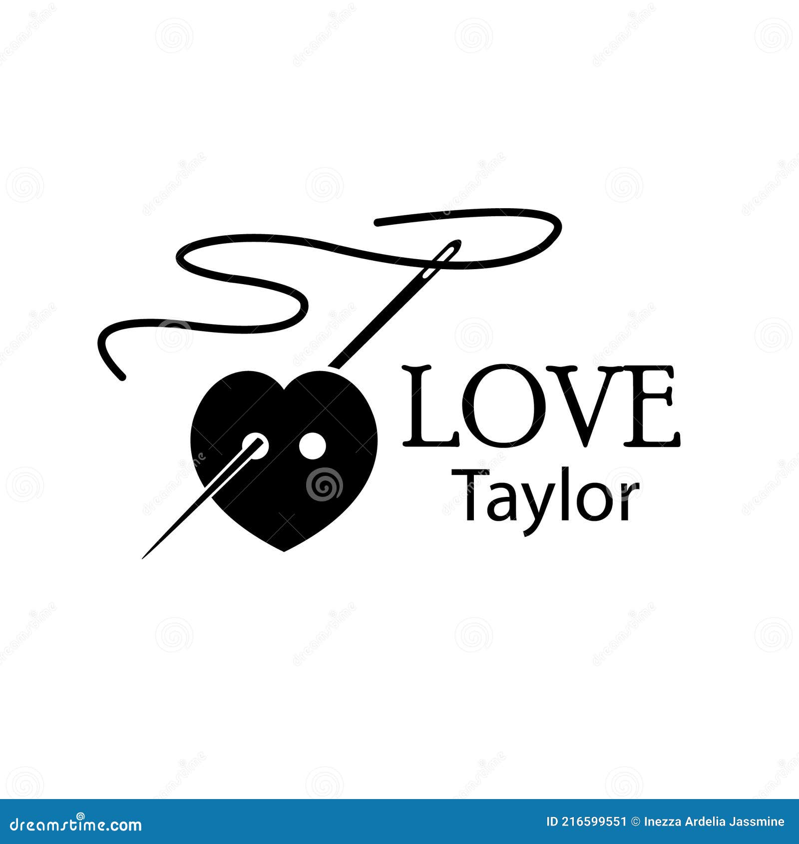 Tailor, Sewing Button Logo Design Stock Vector - Illustration of ...