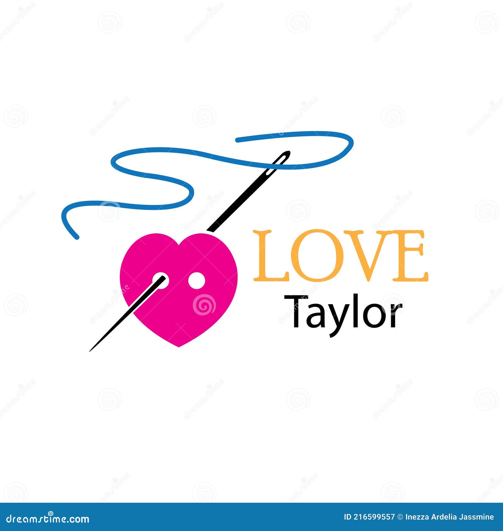 Tailor, Sewing Button Logo Design Stock Vector - Illustration of icon ...