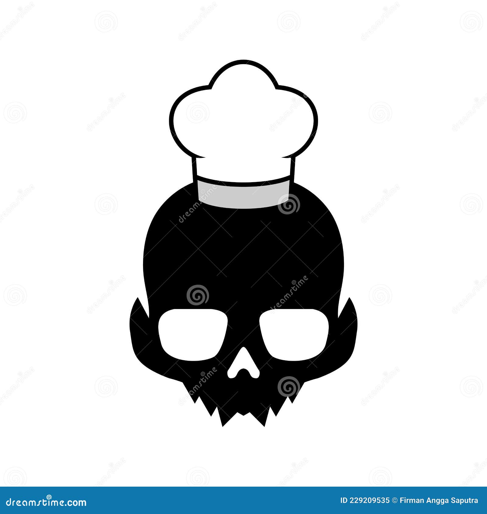 Illustration Vector Graphic of Devil Chef Logo Stock Vector ...