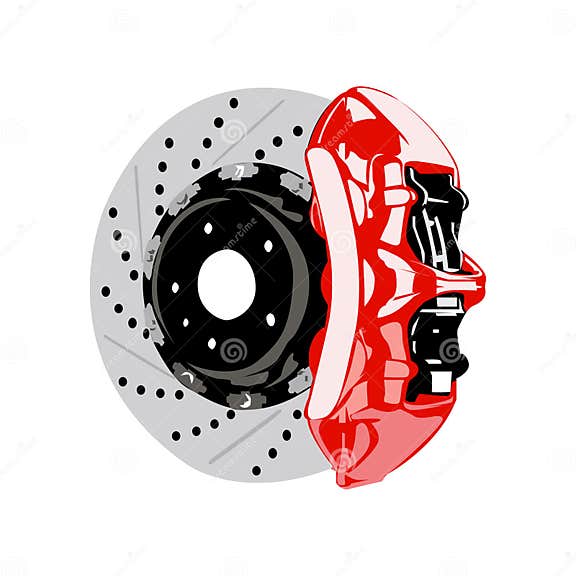 Illustration Vector Graphic of Disc Brake Stock Vector - Illustration ...