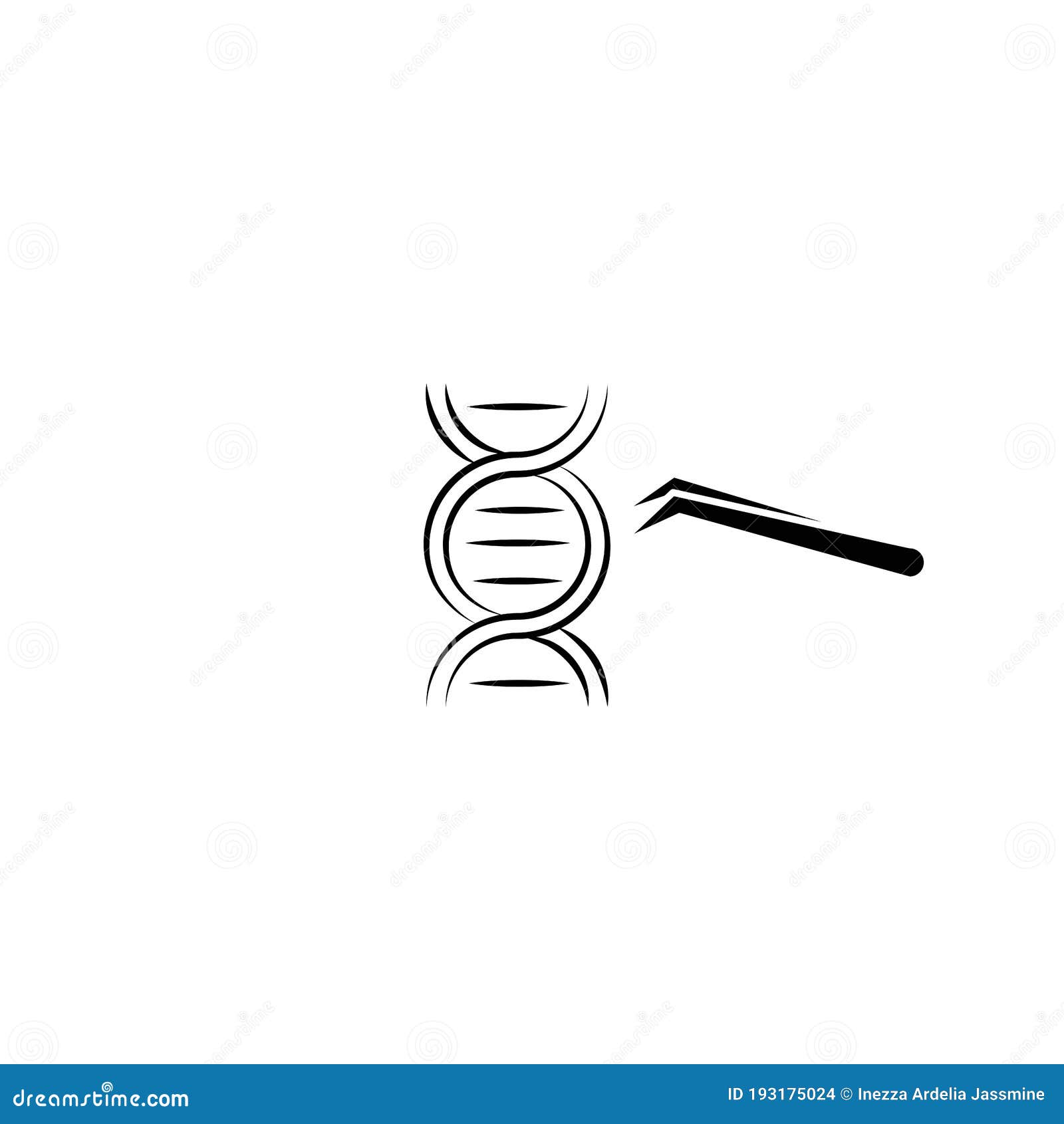 DNA Icon, Illustration Design Template Stock Vector - Illustration of ...