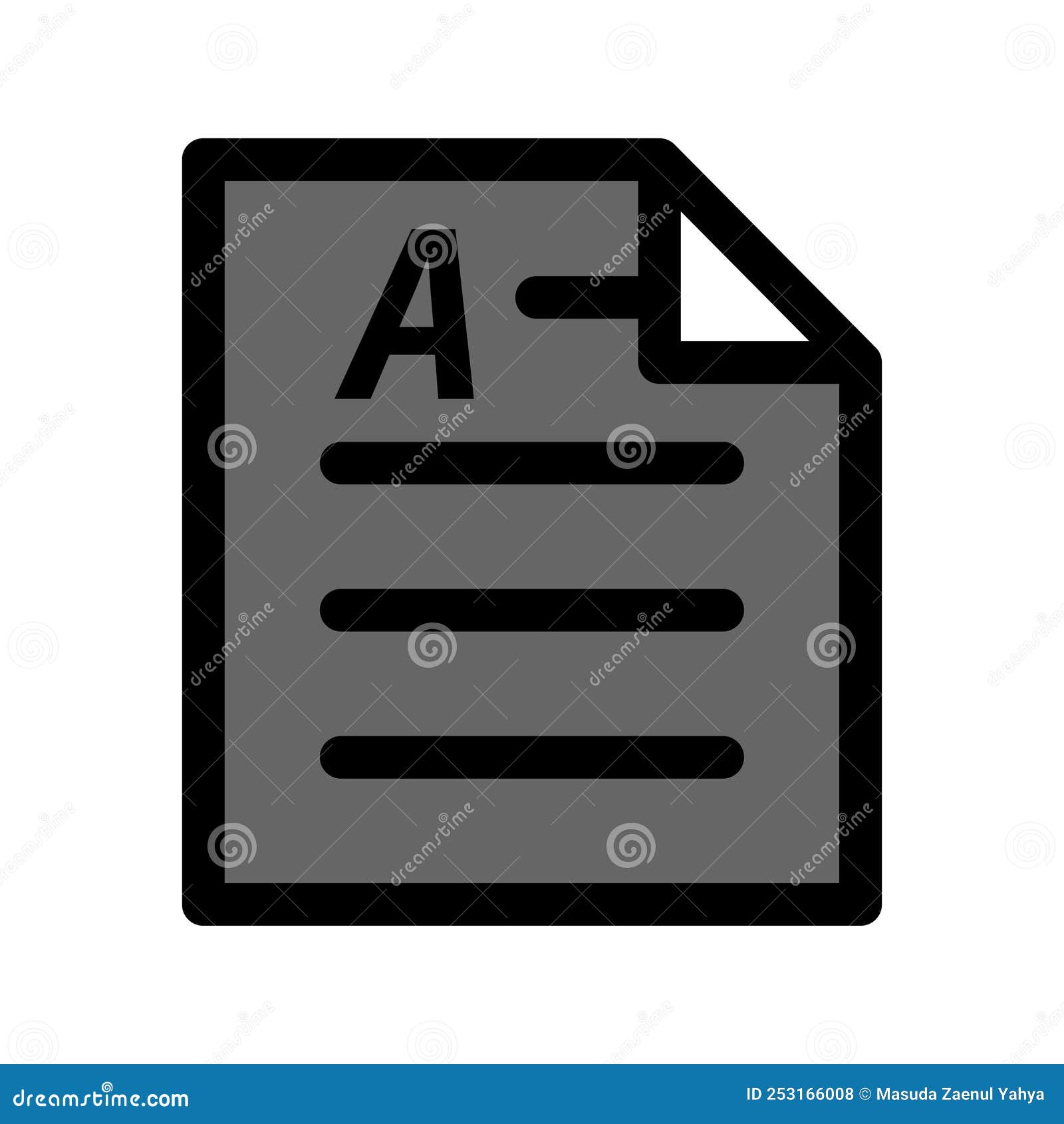 Illustration Vector Graphic of Document Icon Design Stock Vector ...