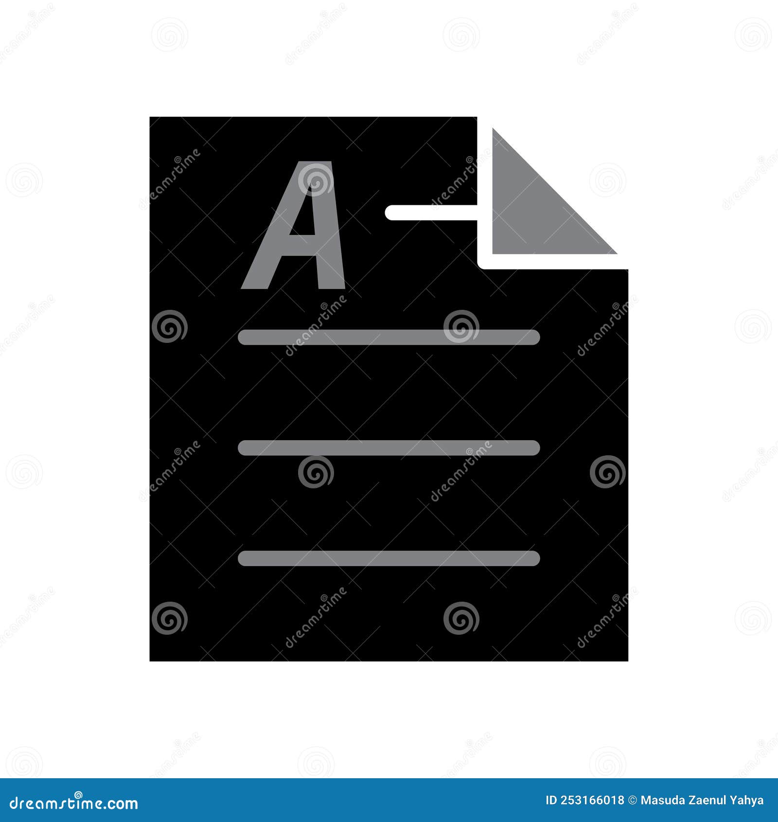 Illustration Vector Graphic of Document Icon Design Stock Vector ...