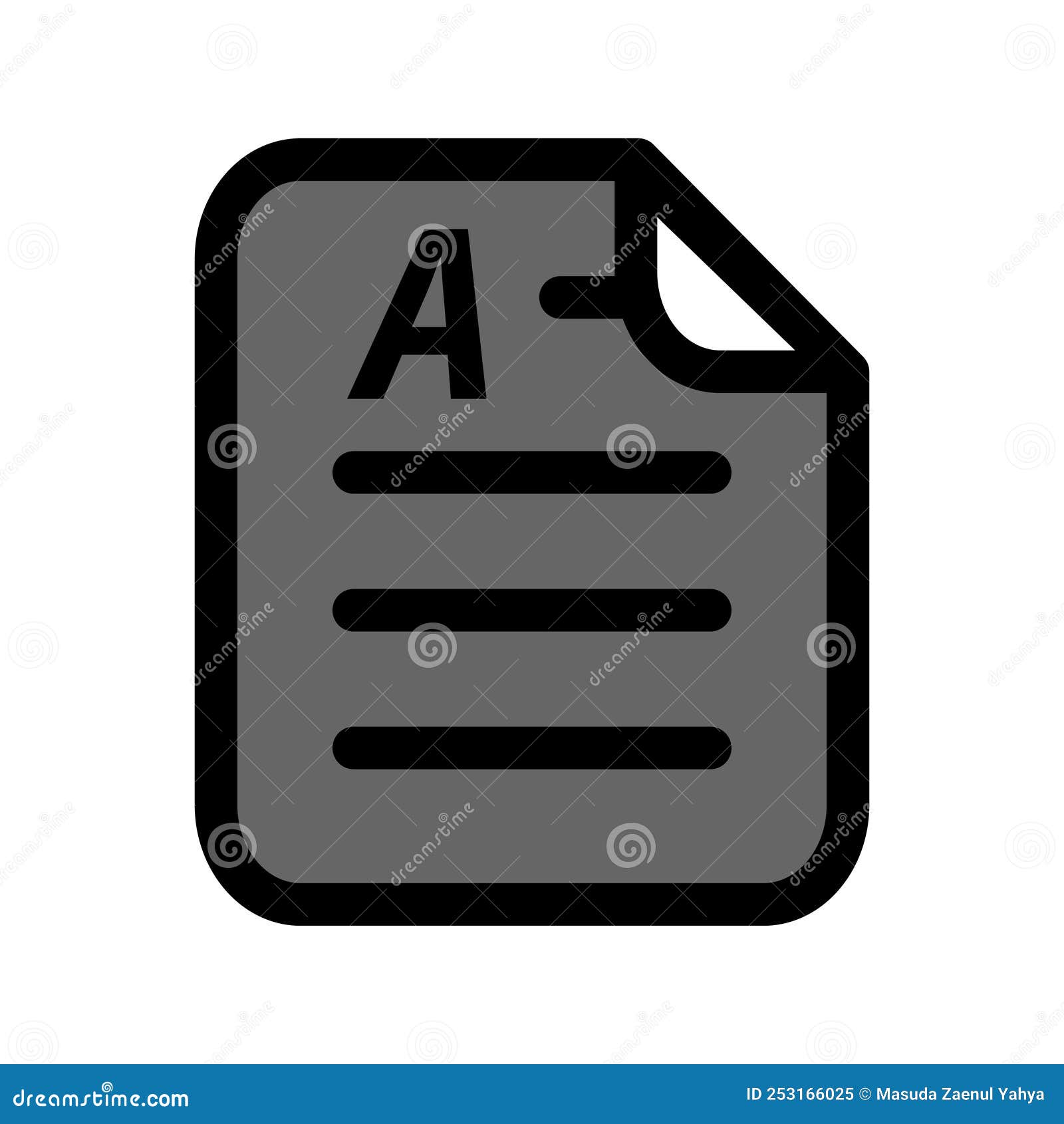 Illustration Vector Graphic of Document Icon Design Stock Vector ...