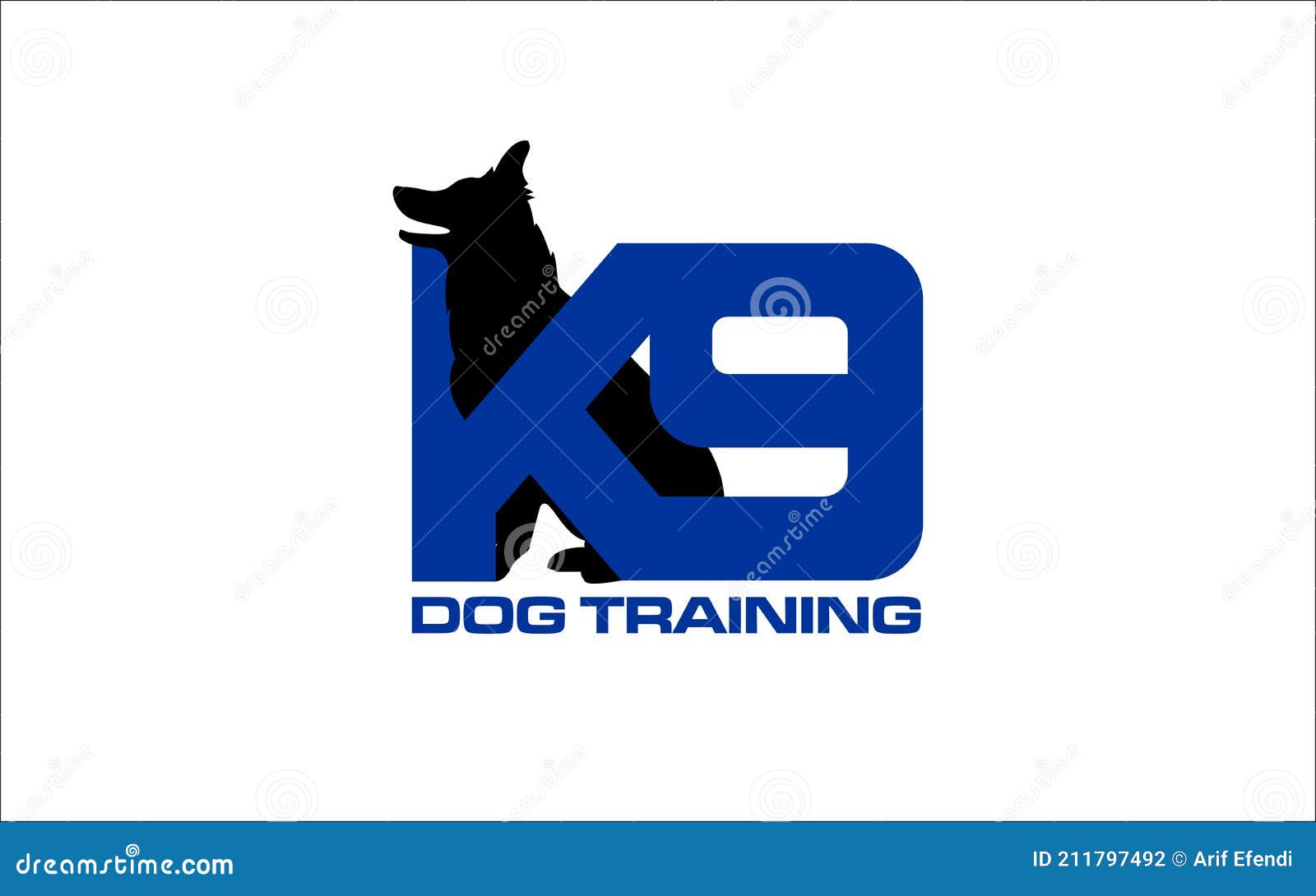 Illustration Vector Graphic of Dog Training Club Logo Design Template ...