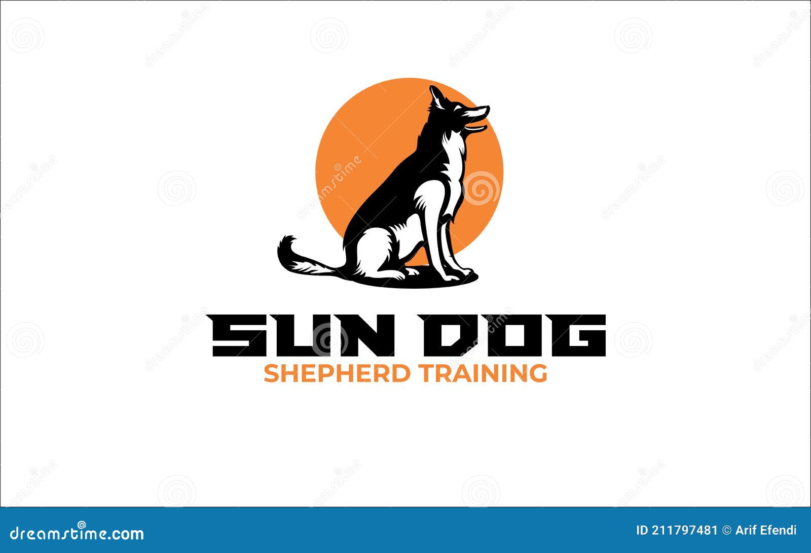 Illustration Vector Graphic of Dog Training Club Logo Design Template ...