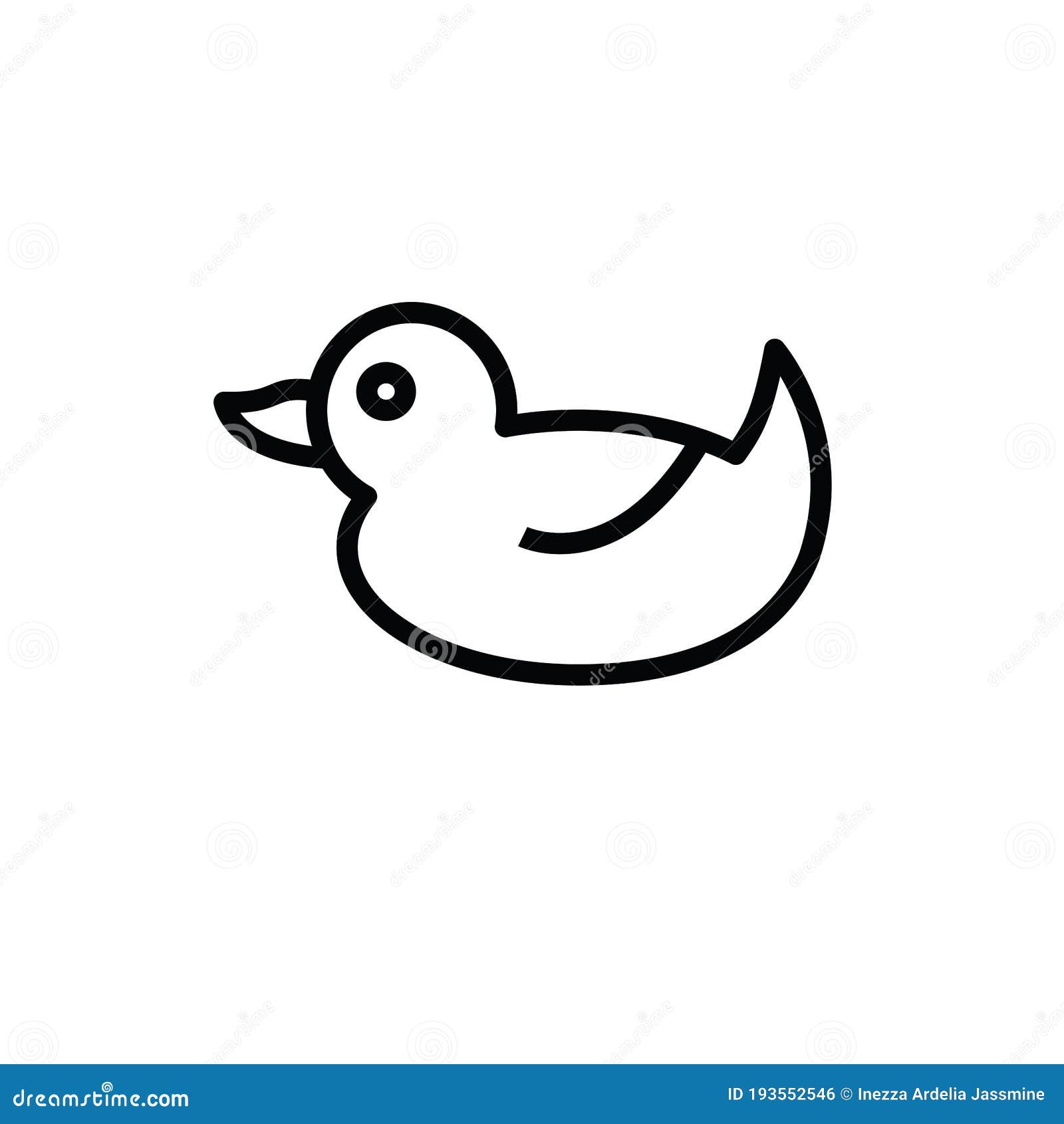 Duck Icon, Symbol Design Template Stock Vector - Illustration of ...