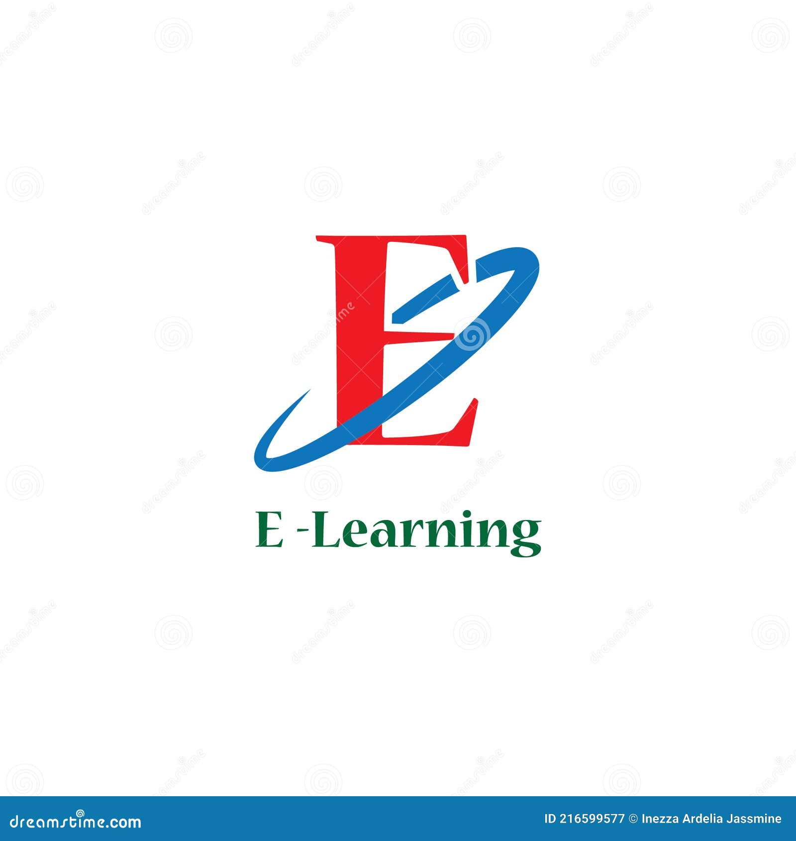 E Learning Vector Logo Design Stock Vector - Illustration of branding ...