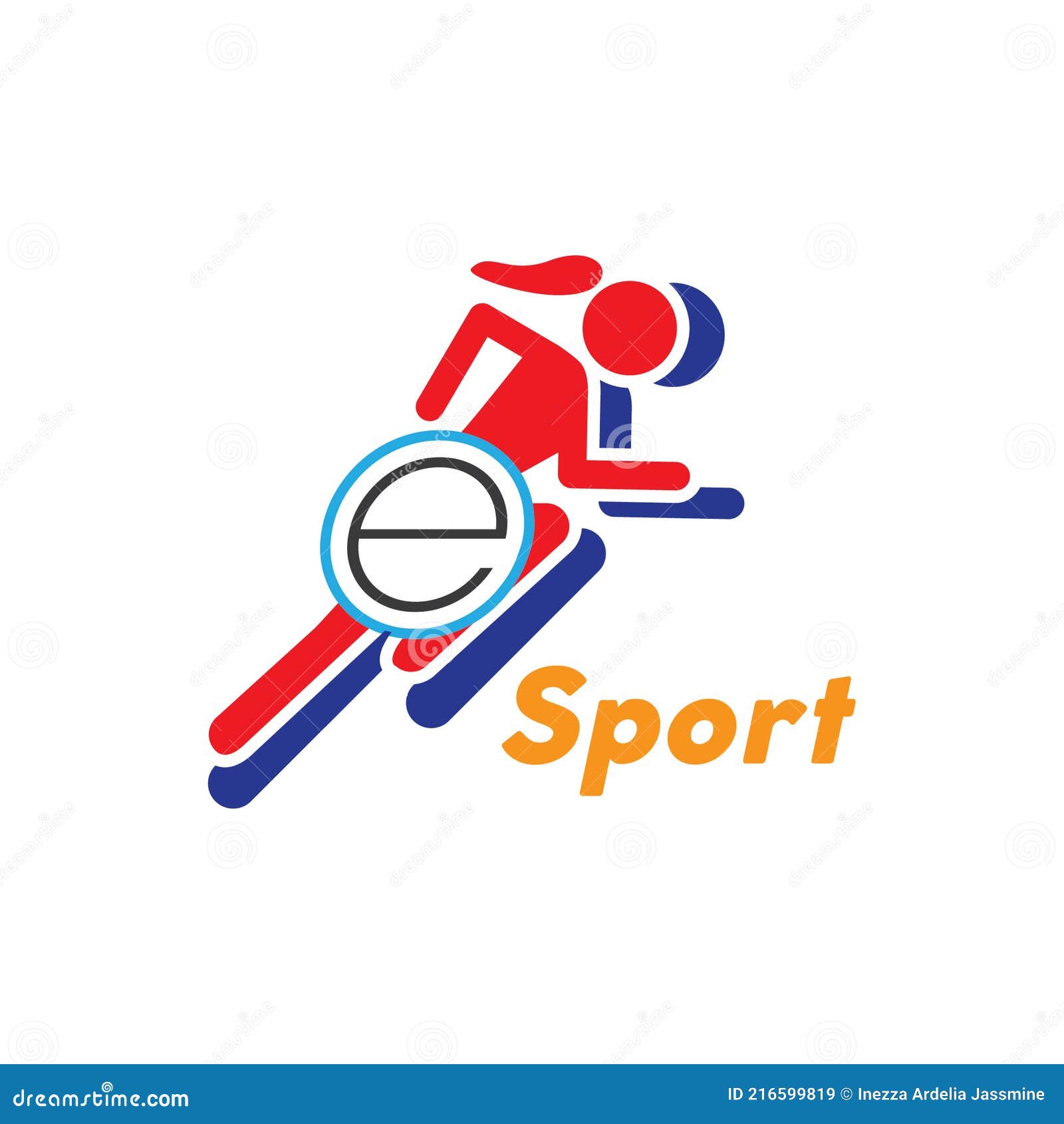 E sport logo vector design stock illustration. Illustration of button ...