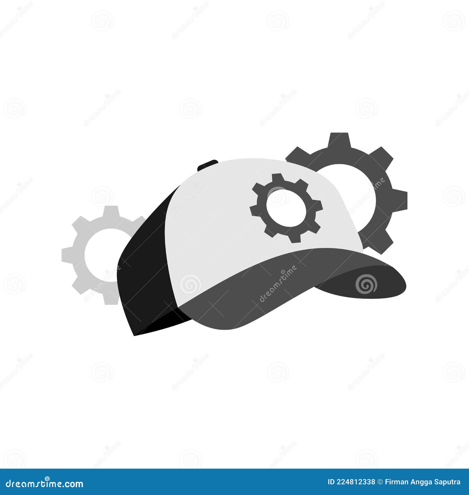 Illustration Vector Graphic of Engineering Hat Logo Stock Vector ...