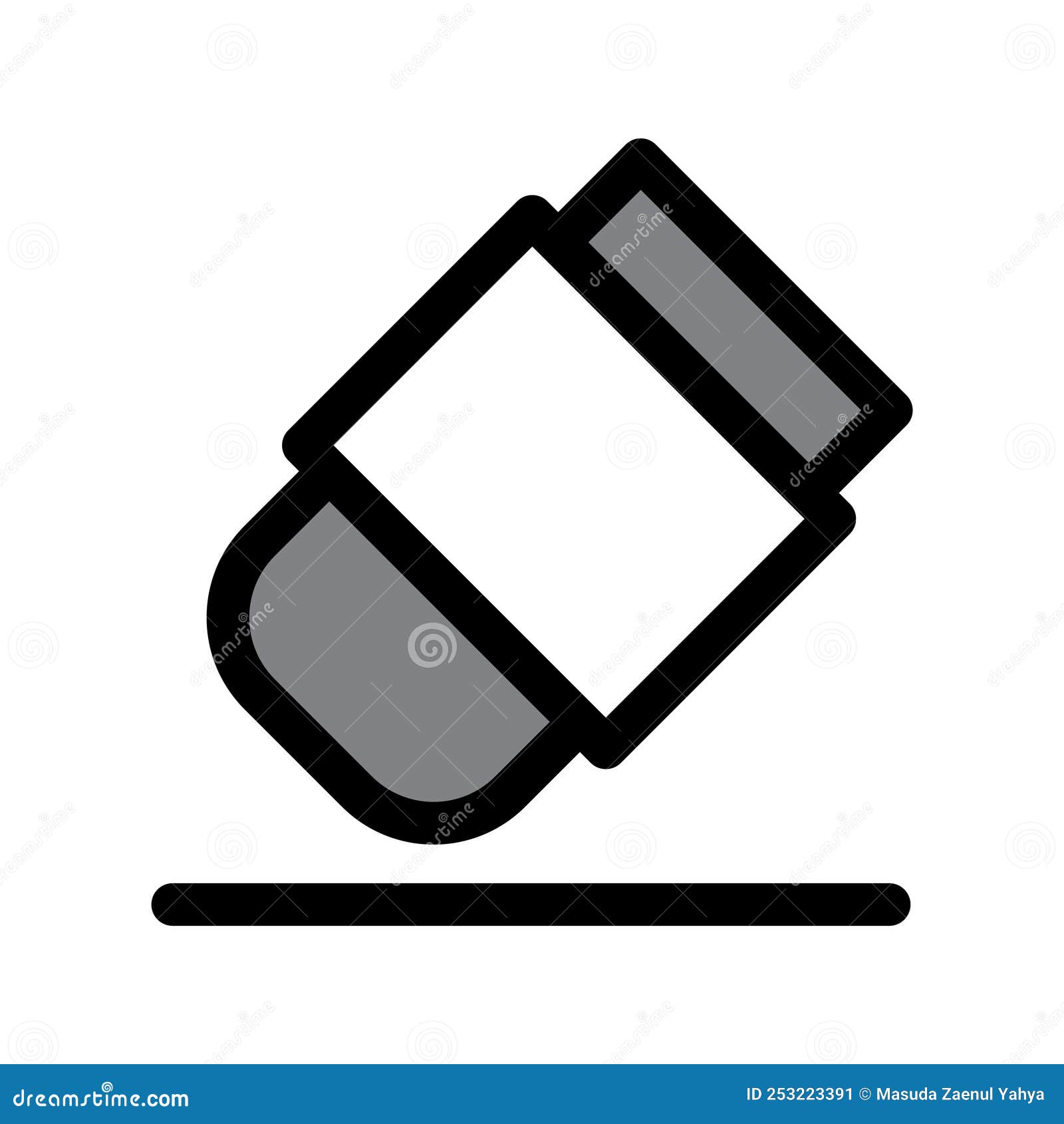 Illustration Vector Graphic of Eraser Icon Design Stock Vector ...