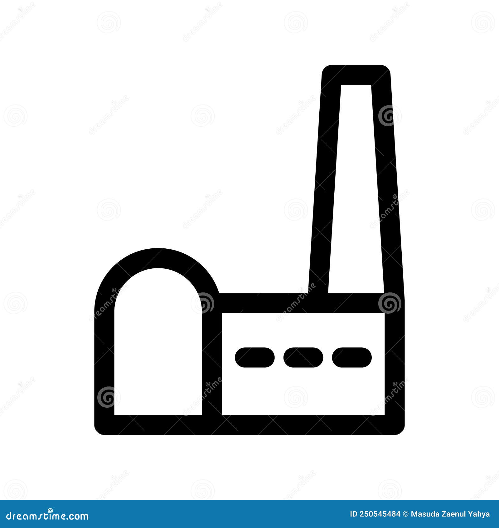 Illustration Vector Graphic of Factory Icon Design Stock Vector ...