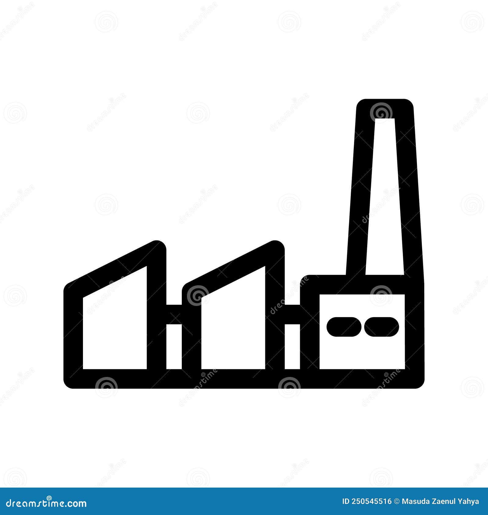 Illustration Vector Graphic of Factory Icon Design Stock Vector ...