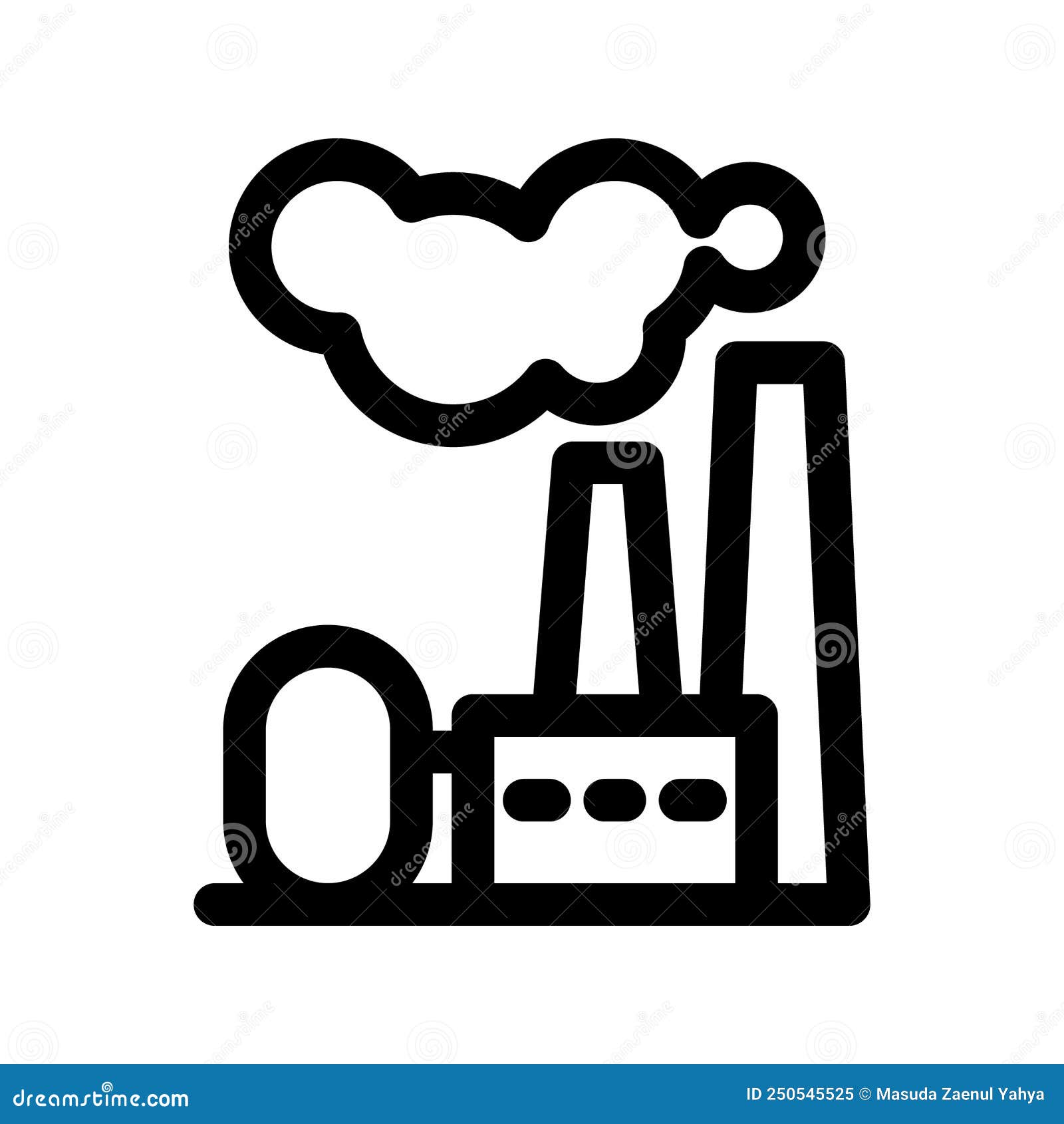 Illustration Vector Graphic of Factory Icon Design Stock Vector ...