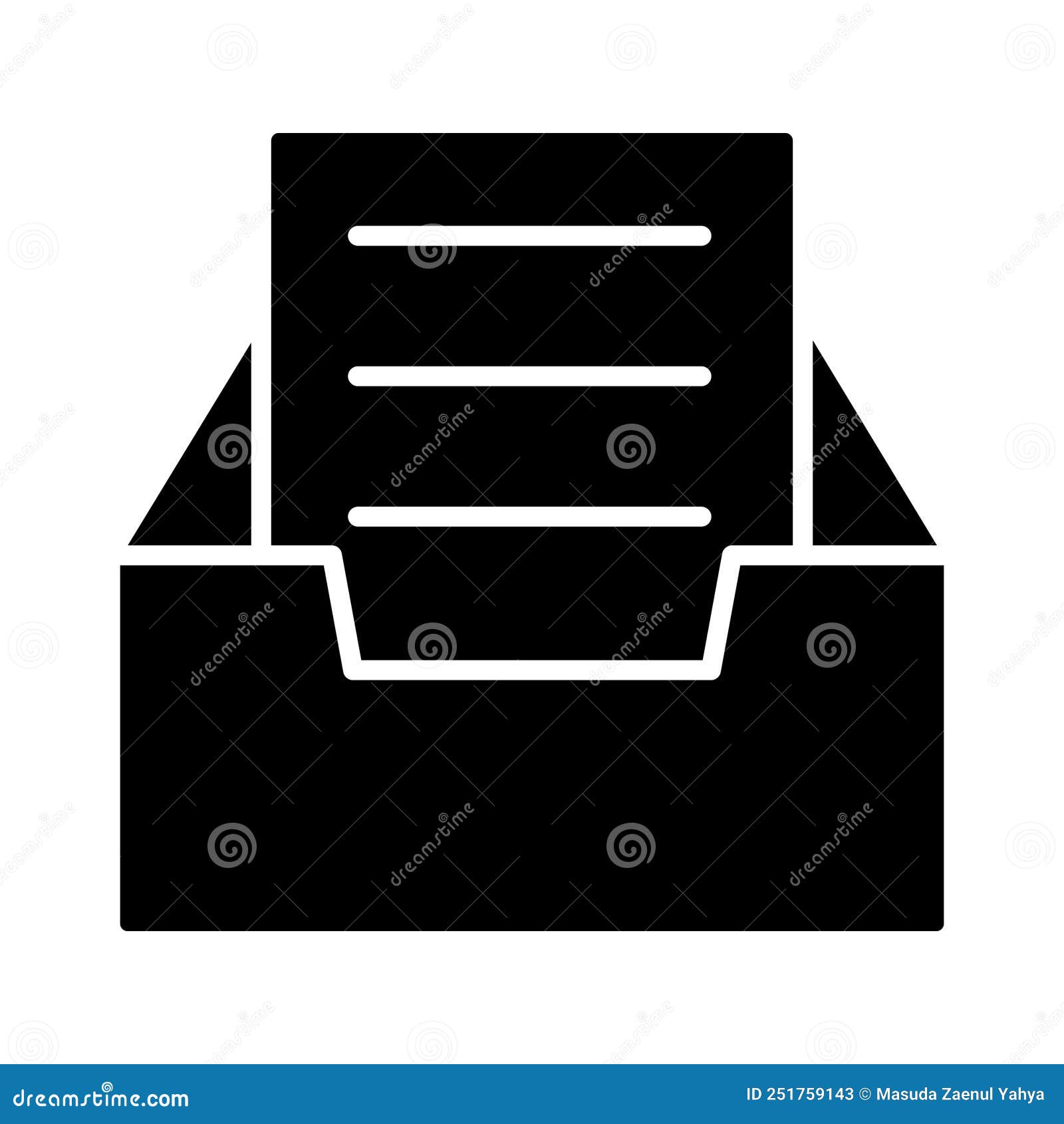 Illustration Vector Graphic of File Cabinet Icon Design Stock Vector ...