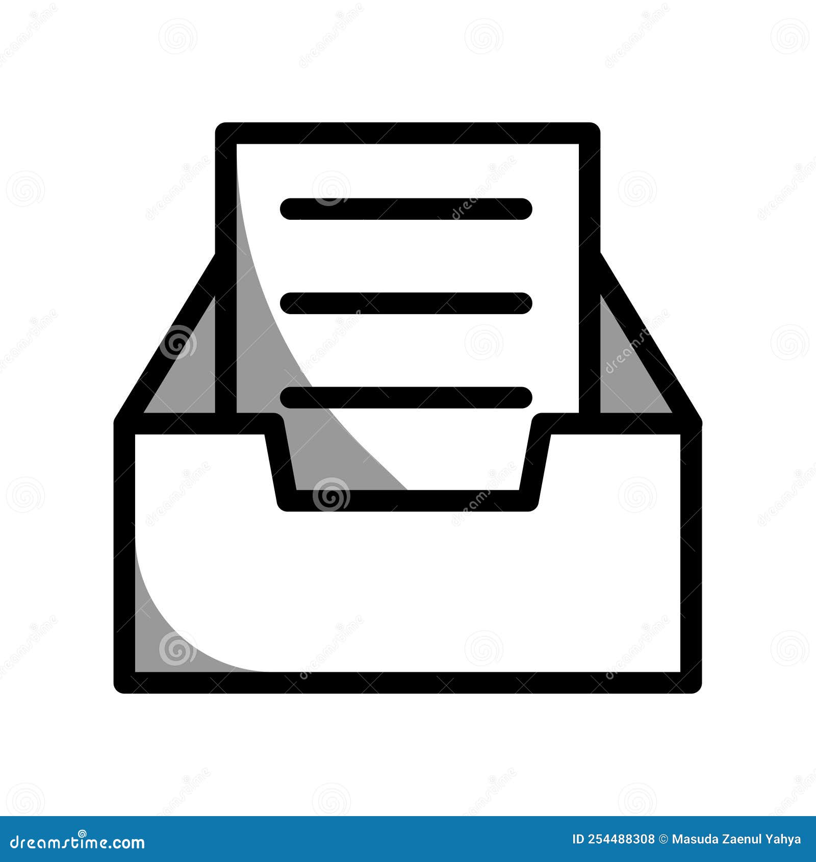 Illustration Vector Graphic of File Cabinet Icon Stock Vector ...