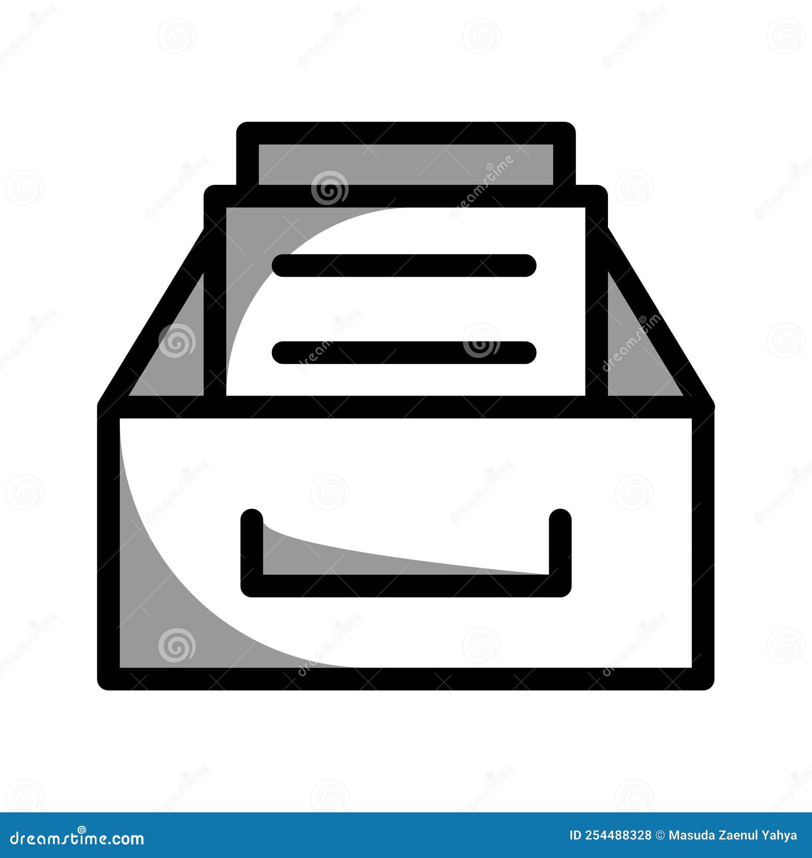 Illustration Vector Graphic of File Cabinet Icon Stock Vector ...