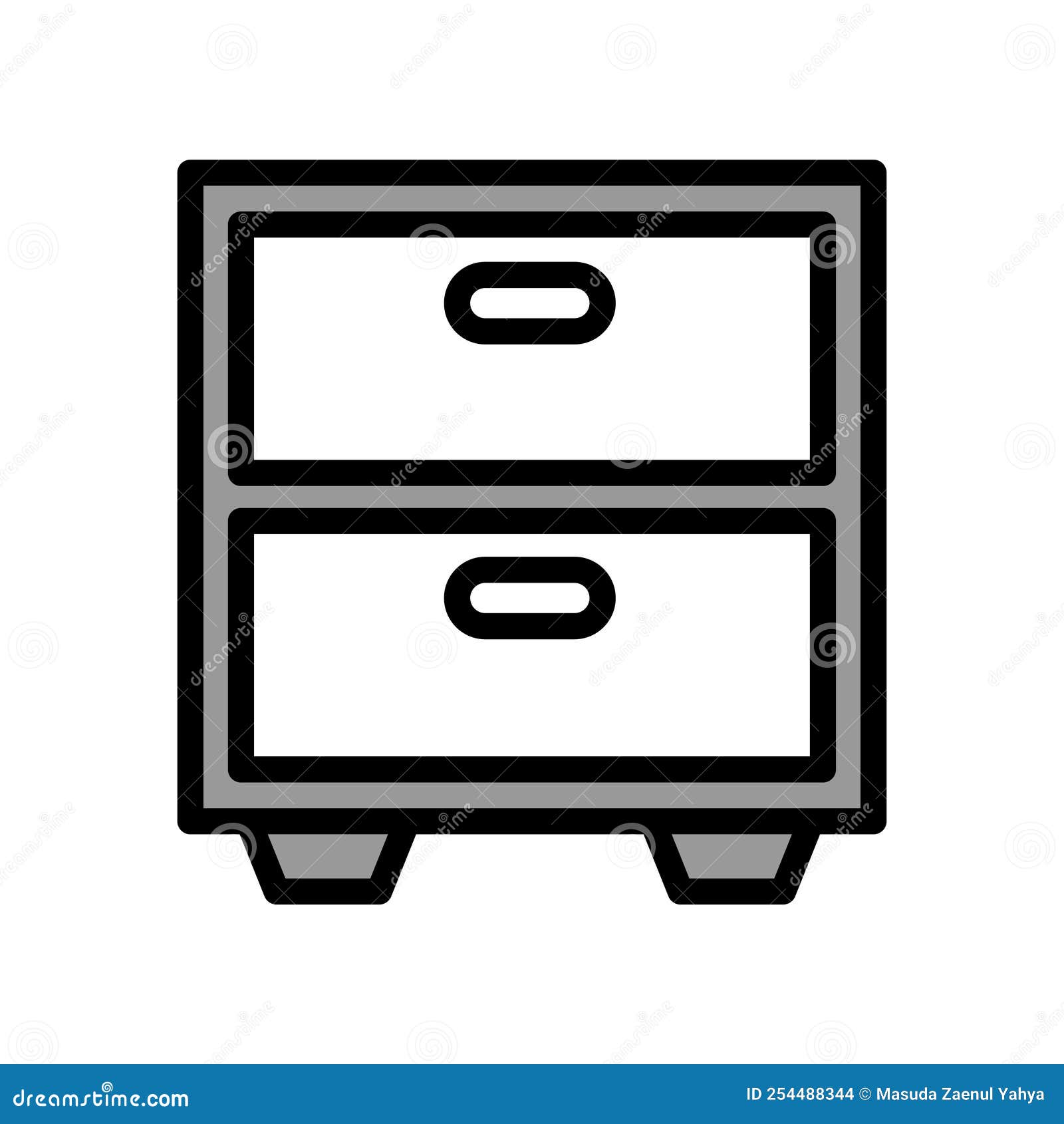 Illustration Vector Graphic of File Cabinet Icon Stock Vector ...