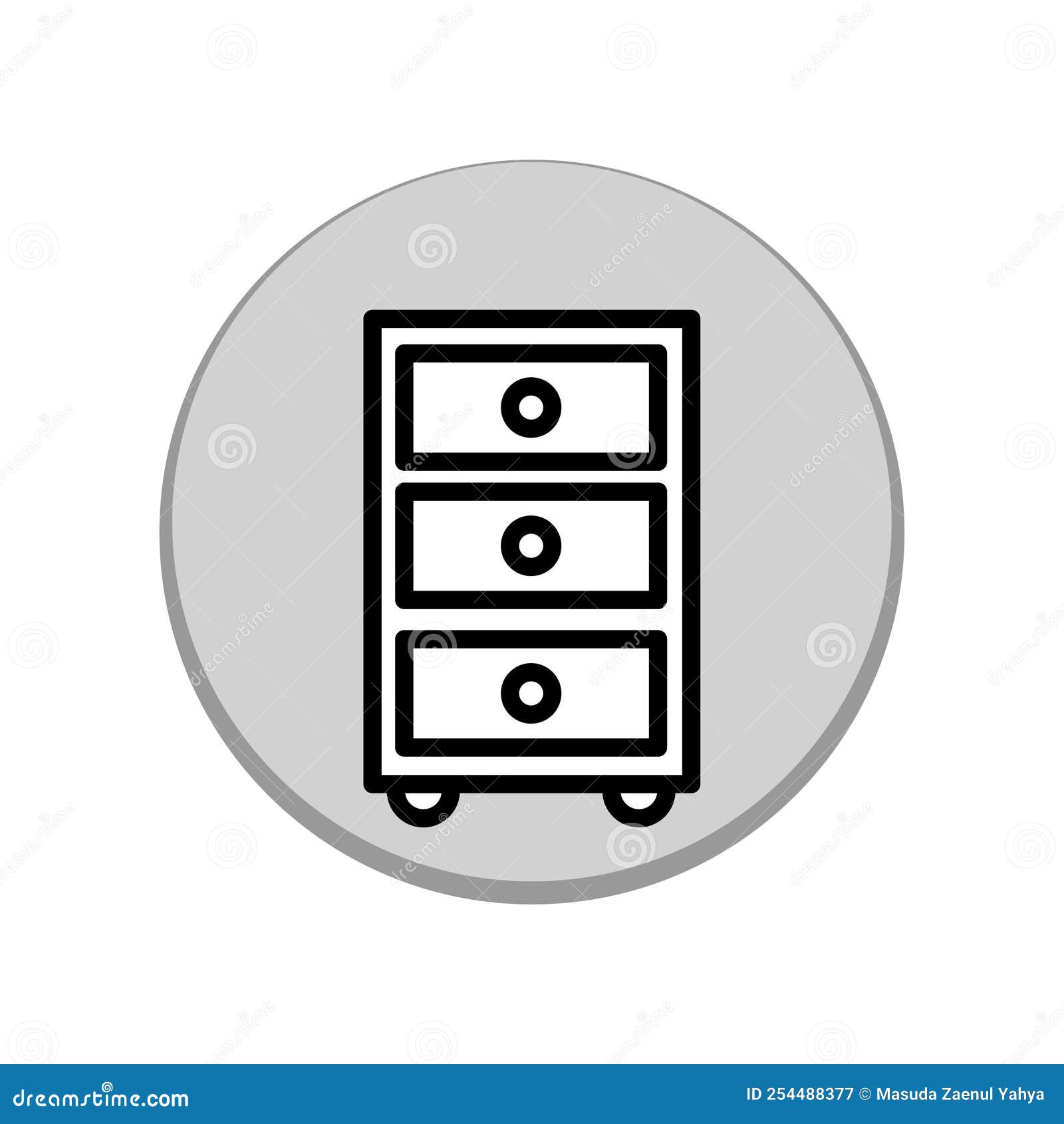 Illustration Vector Graphic of File Cabinet Icon Stock Vector ...