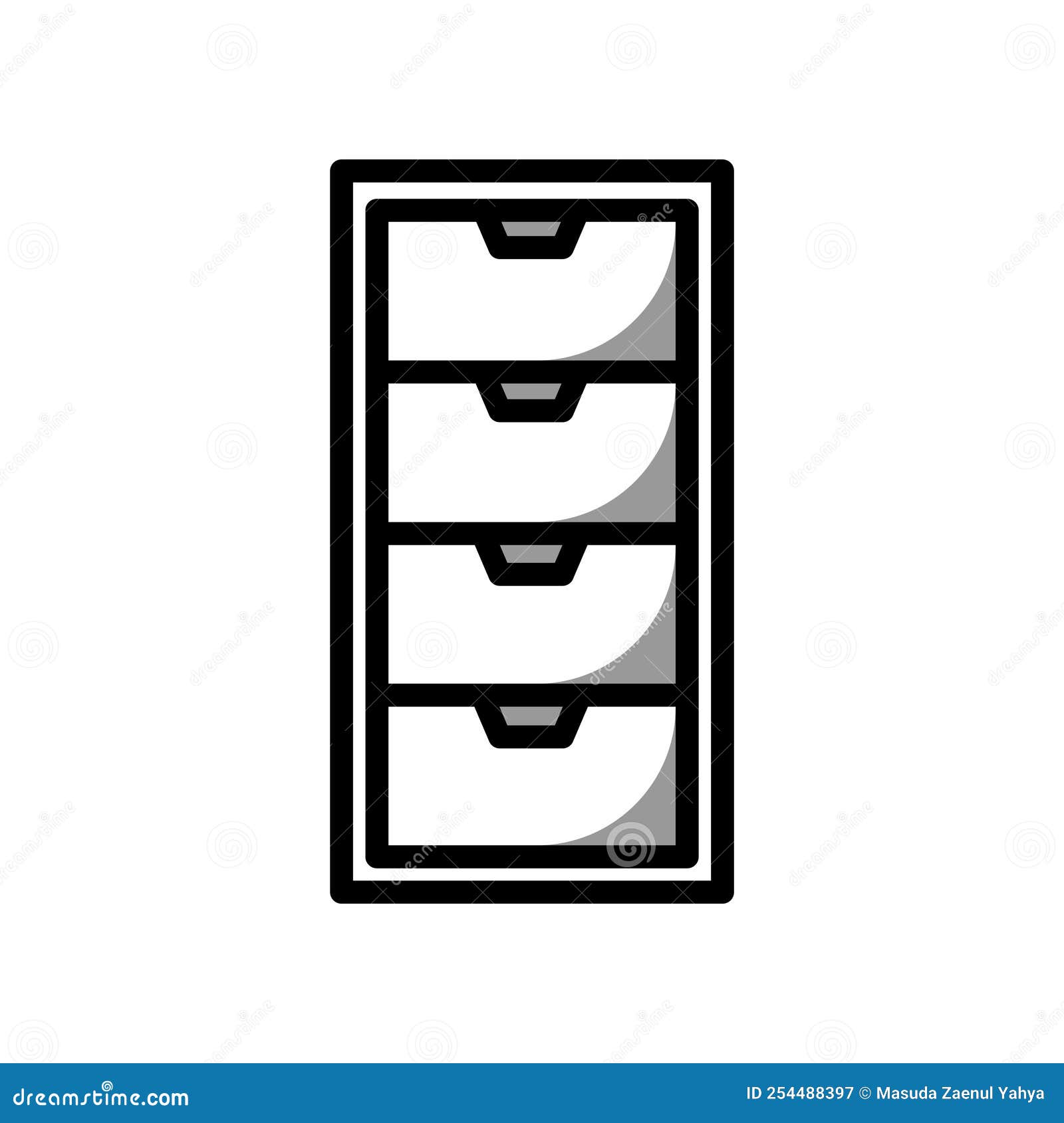 Illustration Vector Graphic of File Cabinet Icon Stock Vector ...