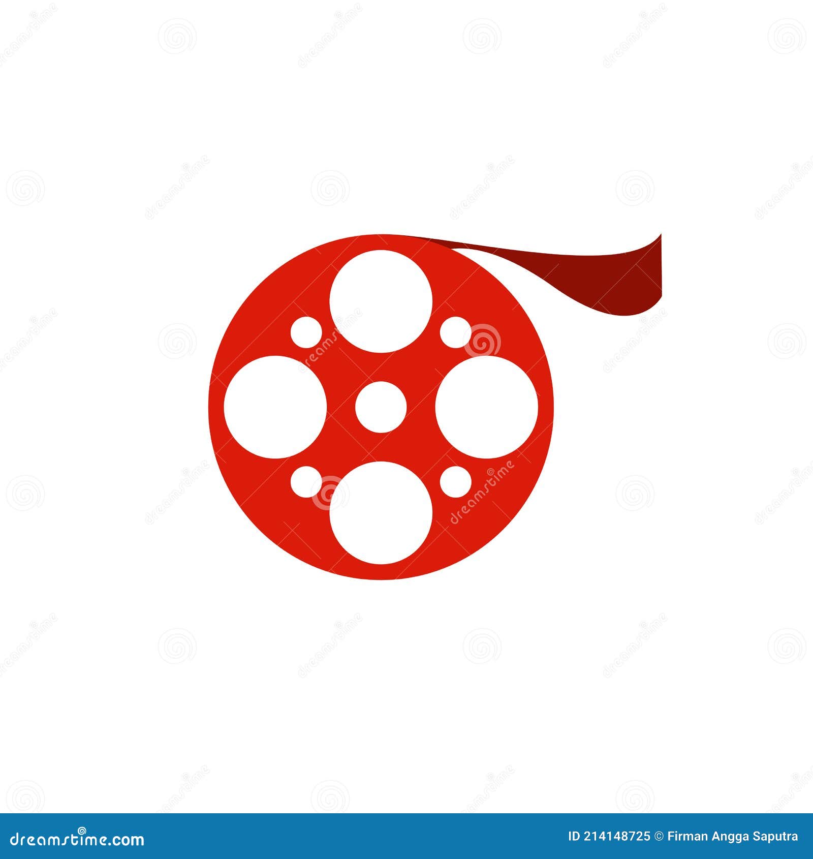 Illustration Vector Graphic of Film Roll Logo Stock Vector ...