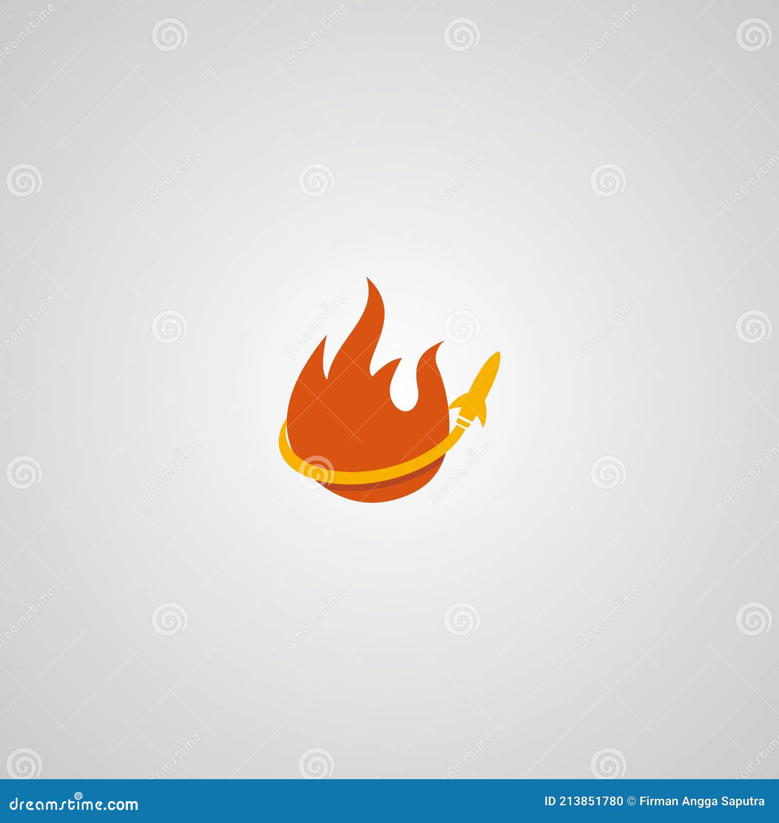 Illustration Vector Graphic of Fire and Rocket Stock Vector ...