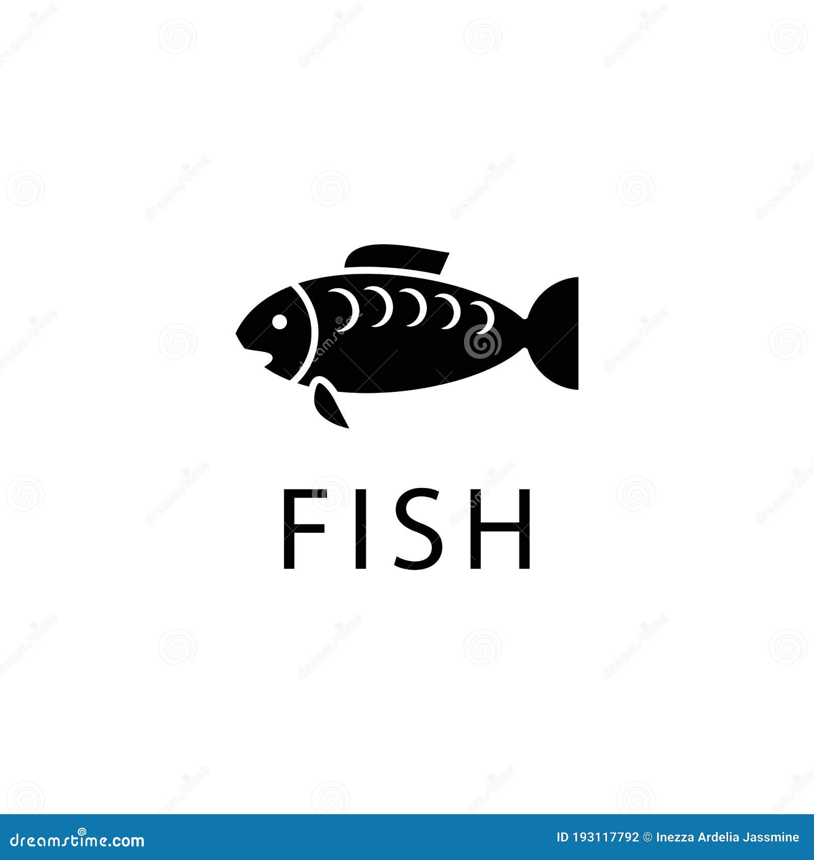 Fish Icon, Symbol Design Template Stock Vector - Illustration of fresh ...