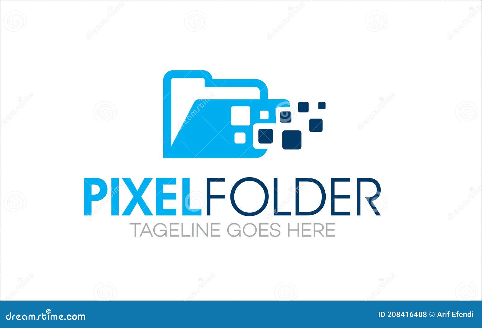 Illustration Vector Graphic of Folder File Data Logo Template Design ...