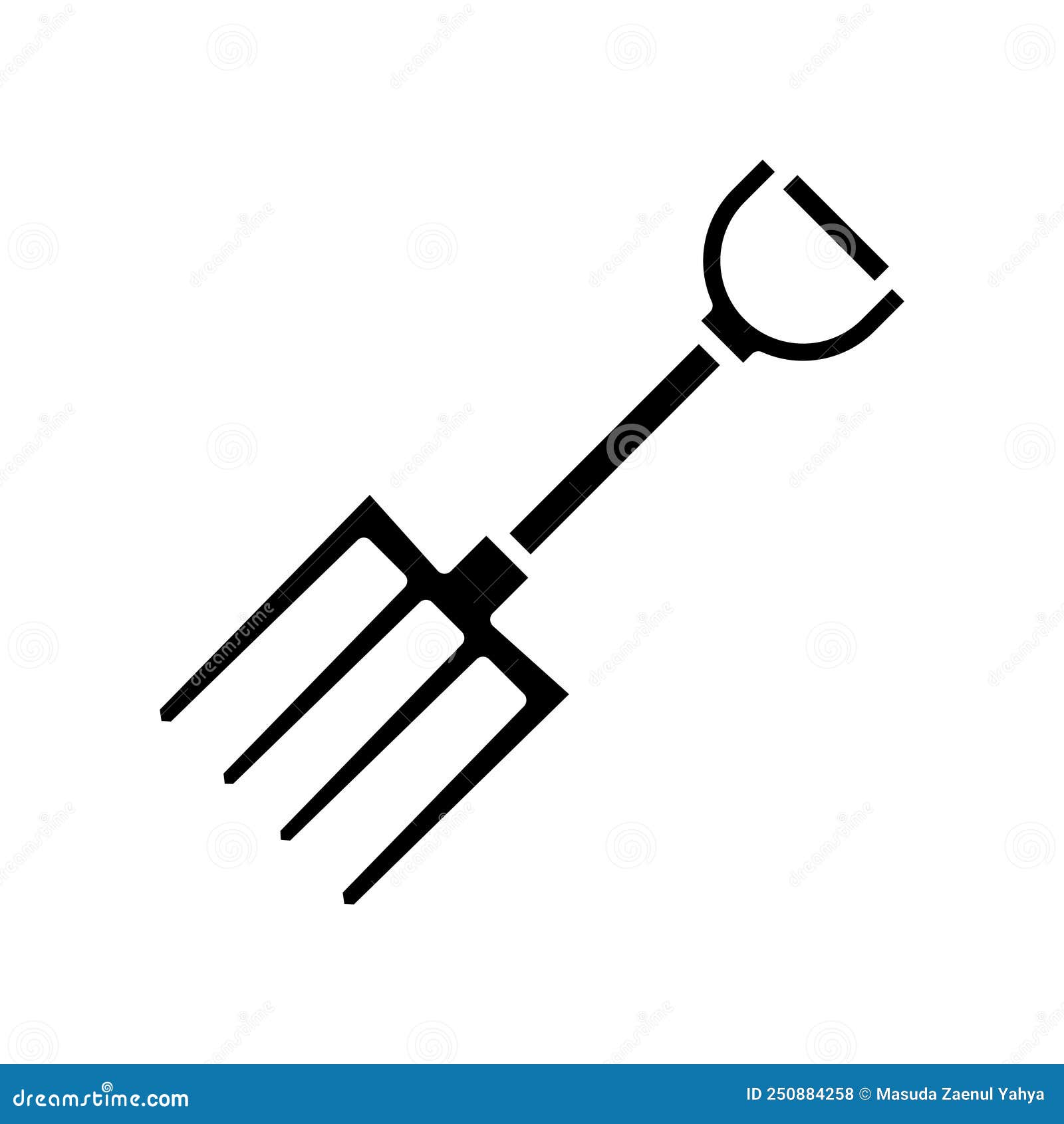 Illustration Vector Graphic of Fork Garden Icon Stock Vector ...