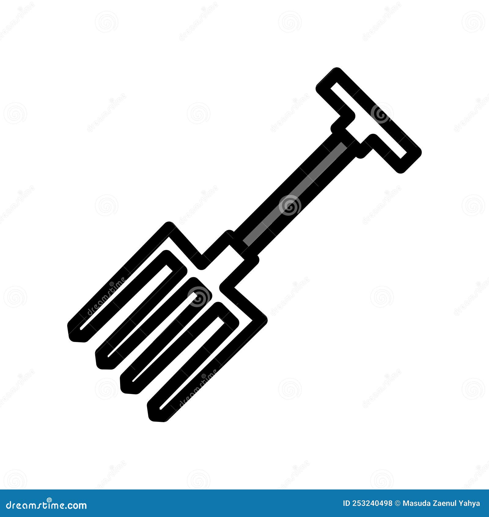 Illustration Vector Graphic of Fork Garden Icon Stock Vector ...