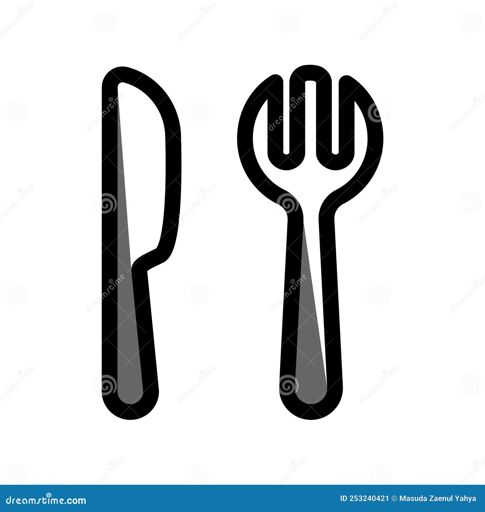 Illustration Vector Graphic of Fork Icon Design Stock Vector ...