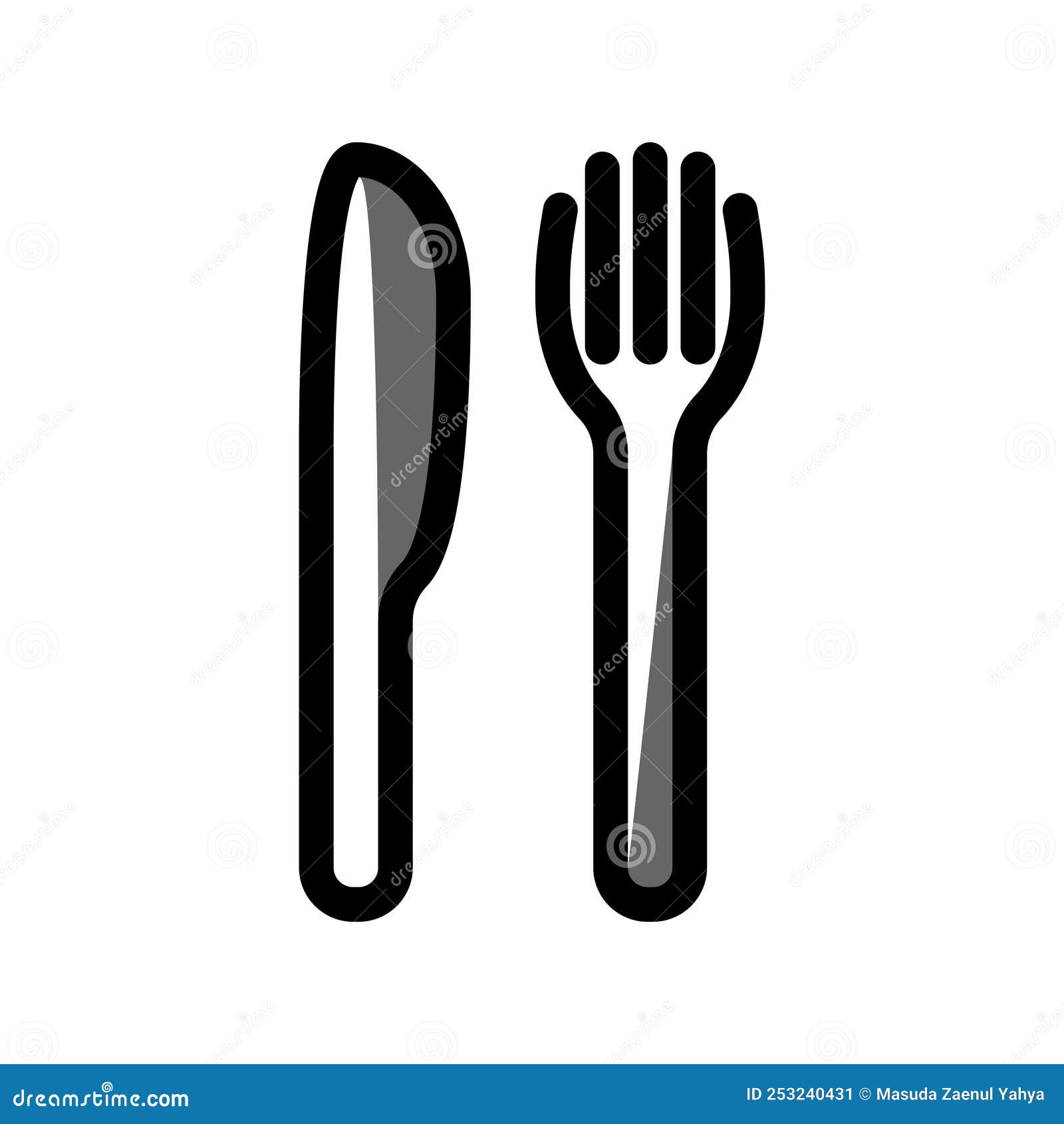 Illustration Vector Graphic of Fork Icon Design Stock Vector ...