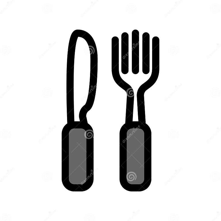 Illustration Vector Graphic of Fork Icon Design Stock Vector ...